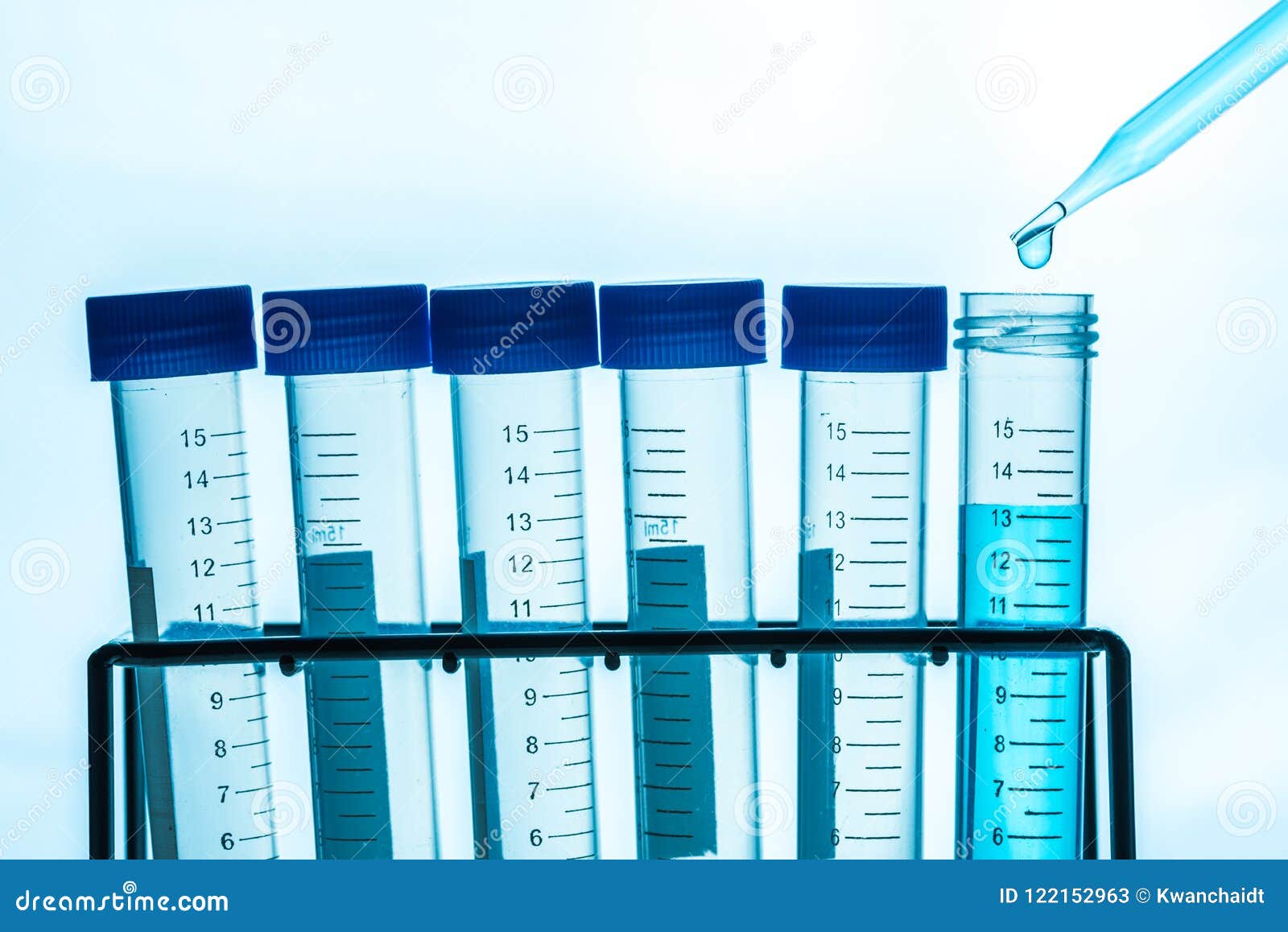 Experimental Drops Over Science Laboratory Test Tubes , Science Stock ...