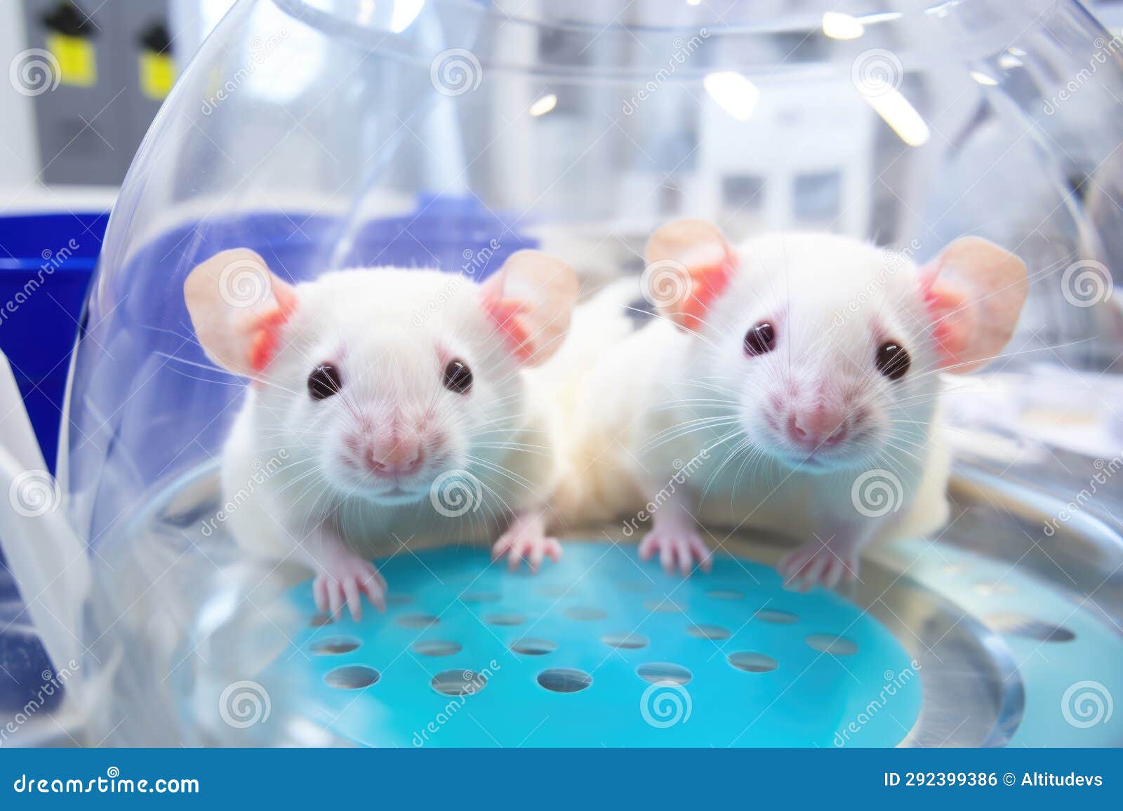 Experimental Lab Mice Used for Autoimmune Disease Research Stock Photo ...