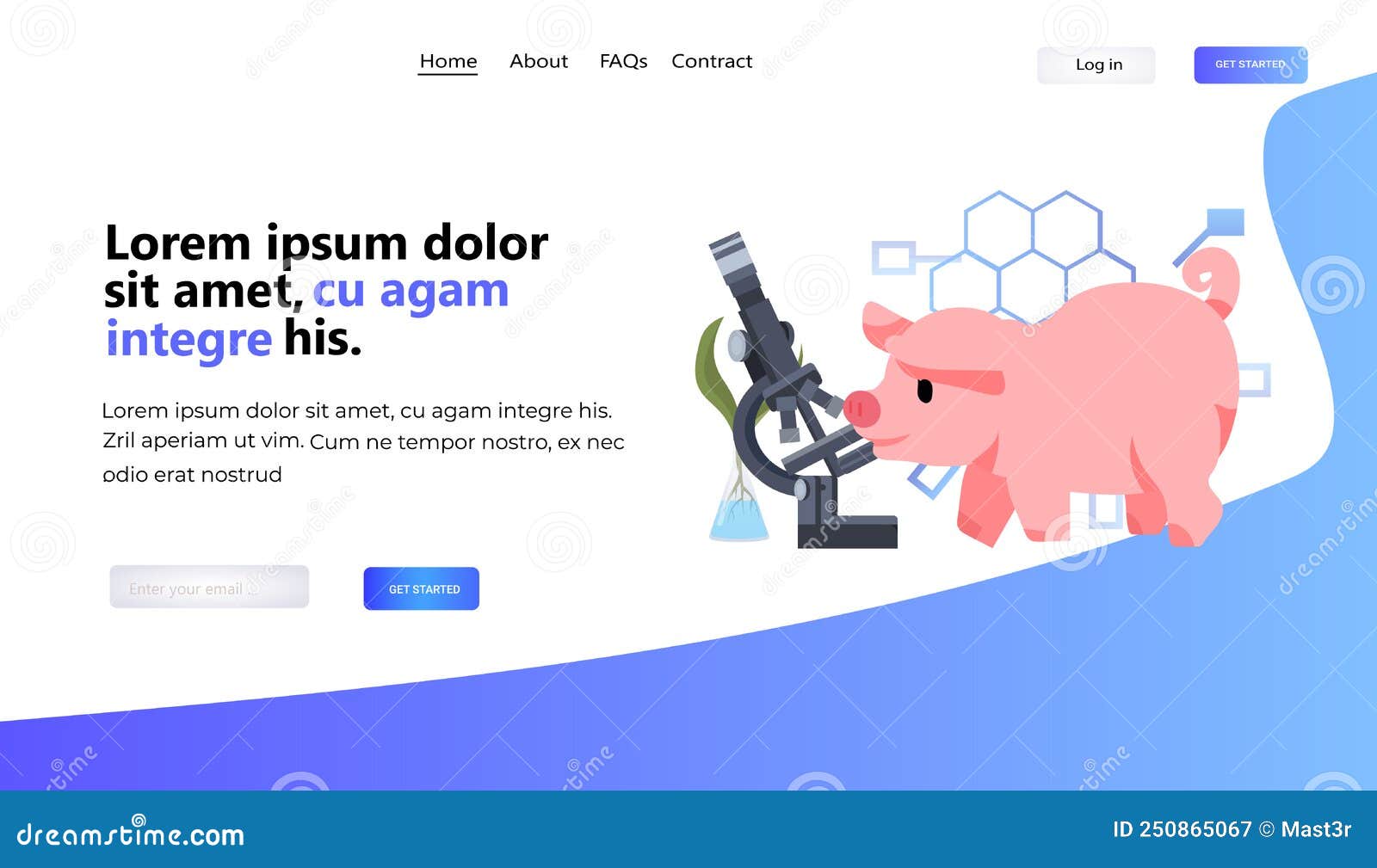 Experimental Pig Near Microphone Biological Genetic Engineering ...