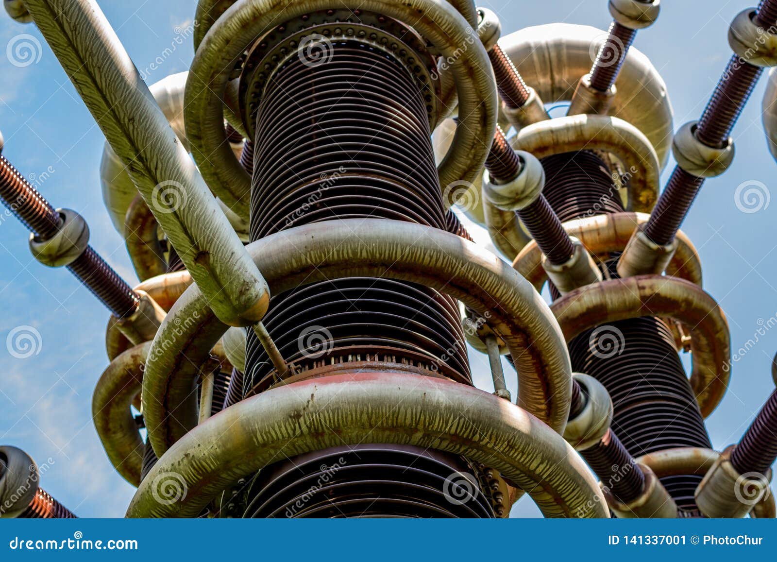 Science Setup Cascade Transformers Stock Image - Image of cascade ...