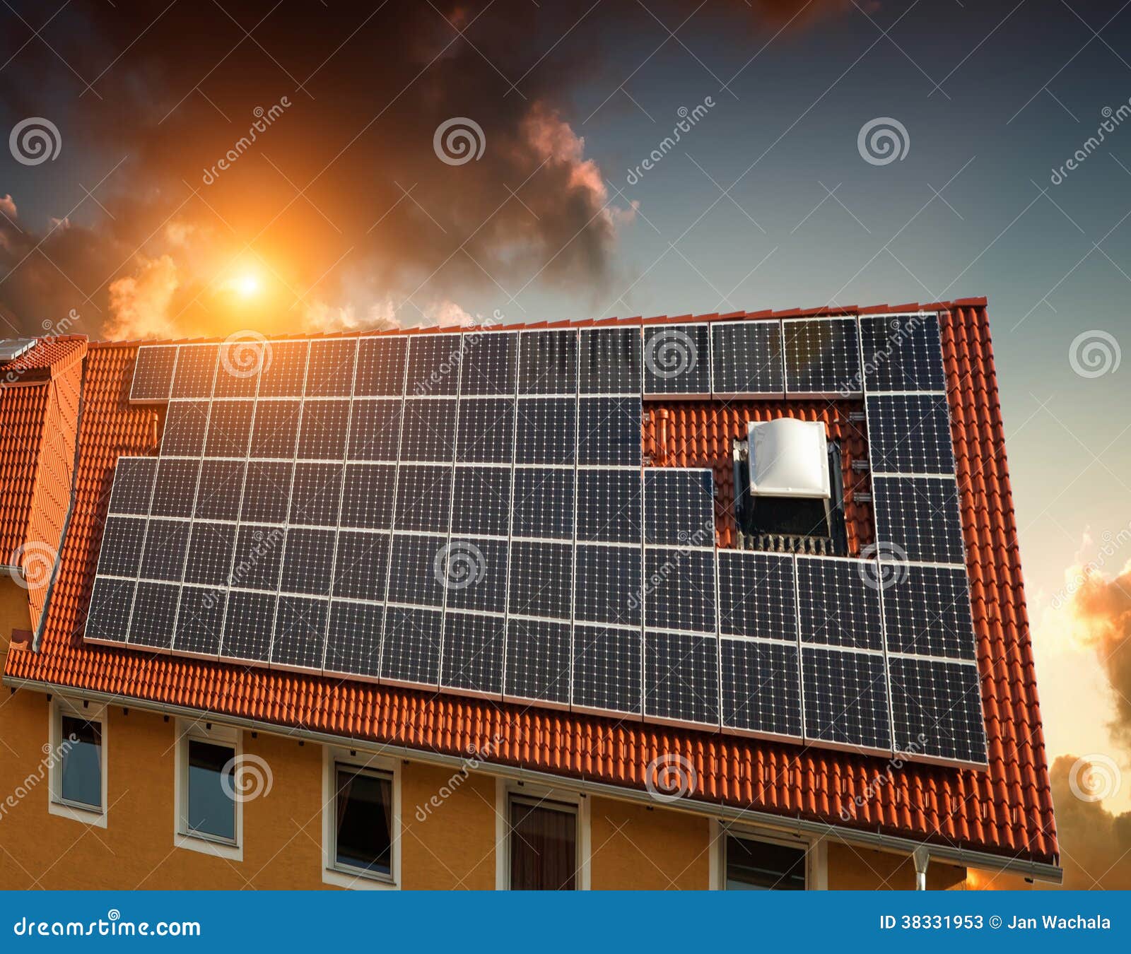 Experimental solar power stock image. Image of background - 38331953