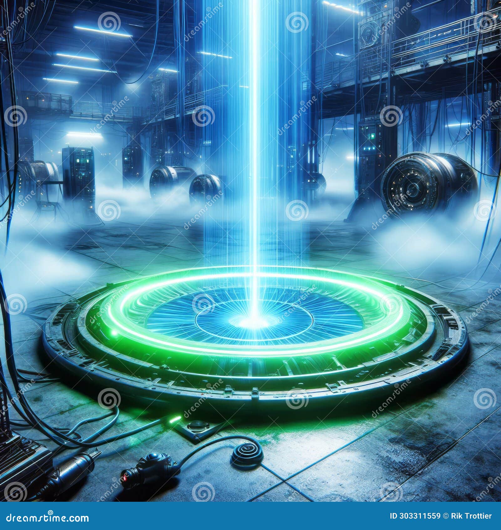 Wireless Energy Transfer Power Station Stock Image - Image of generates ...