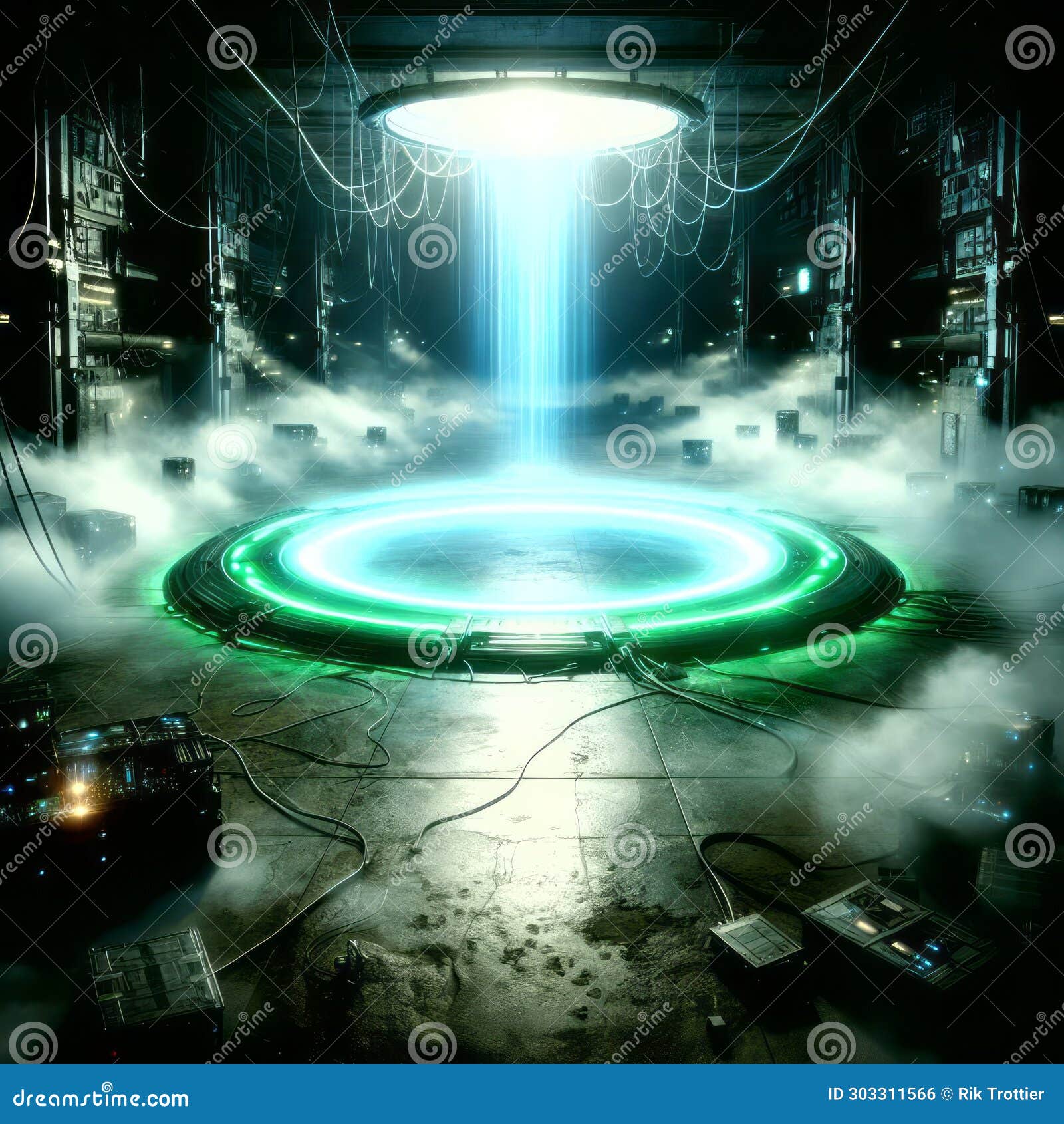 Wireless Energy Transfer Power Station Experimental Stock Photo - Image ...