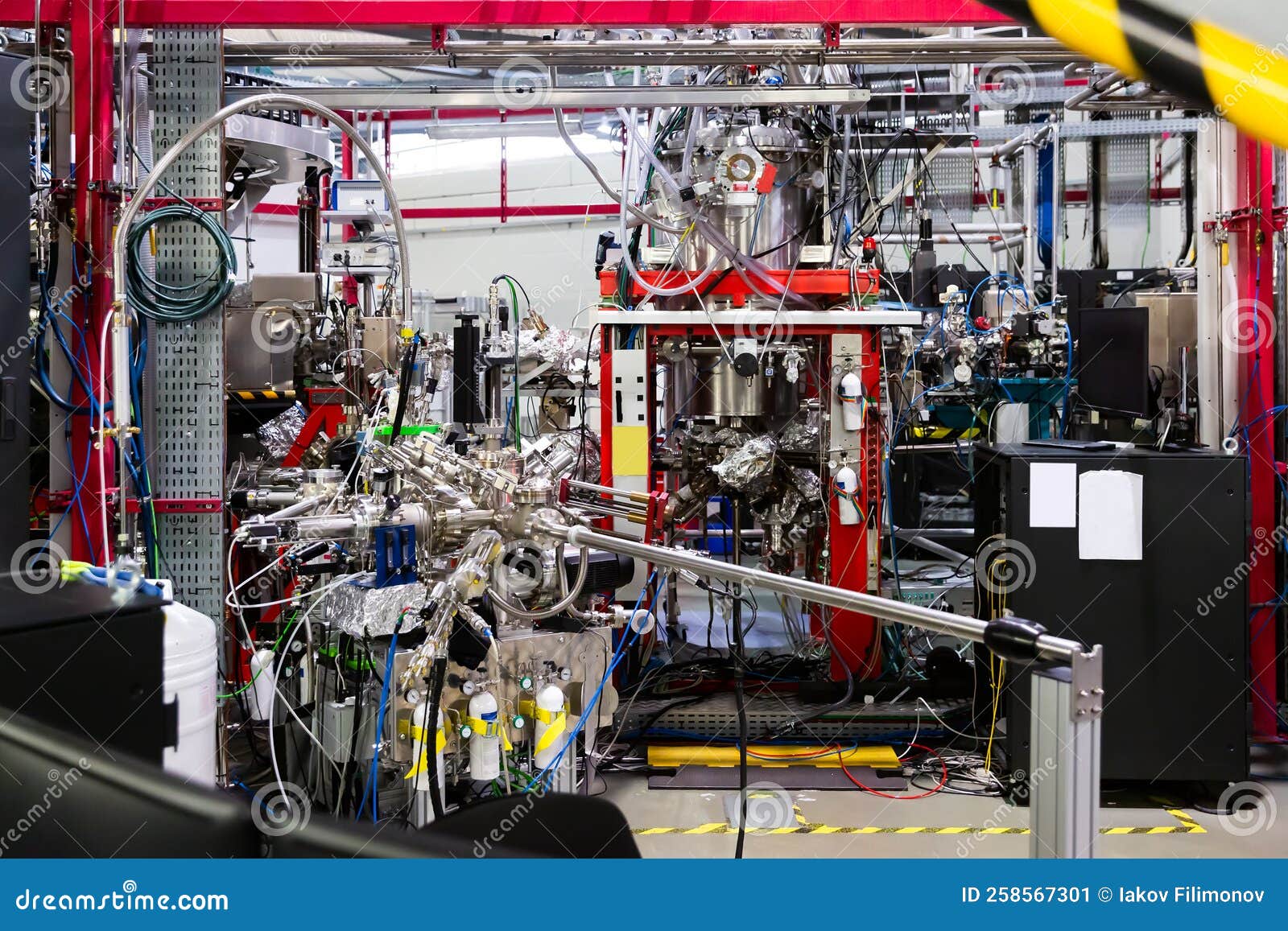 Experimental Stations in Laboratory Stock Image - Image of discovery ...