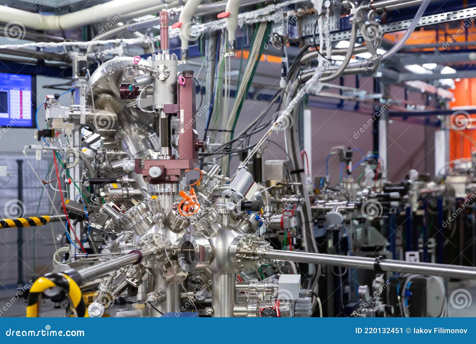 Experimental Stations in Scientific Research Center Stock Image - Image ...