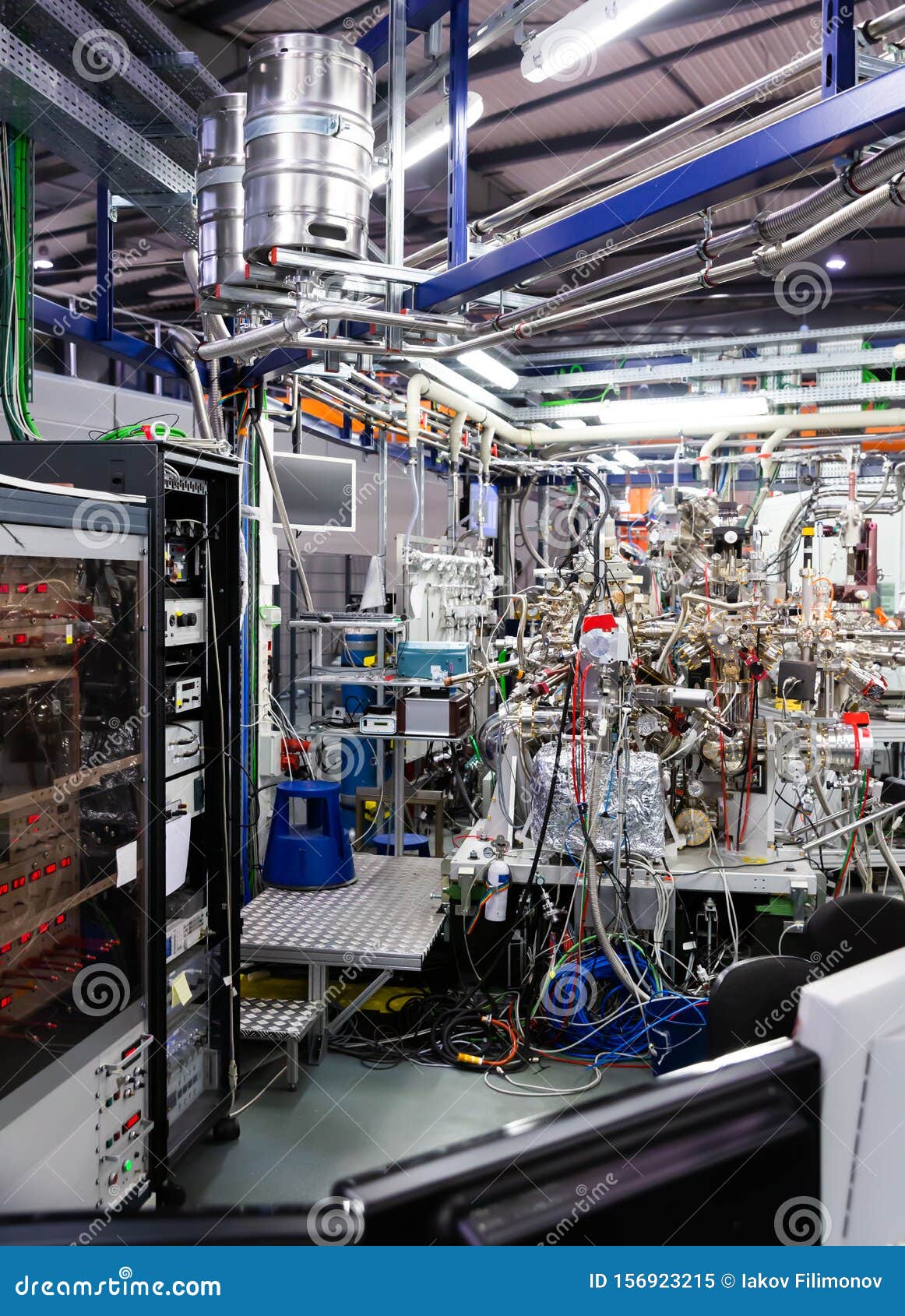 Experimental Stations in Scientific Research Center Stock Image - Image ...