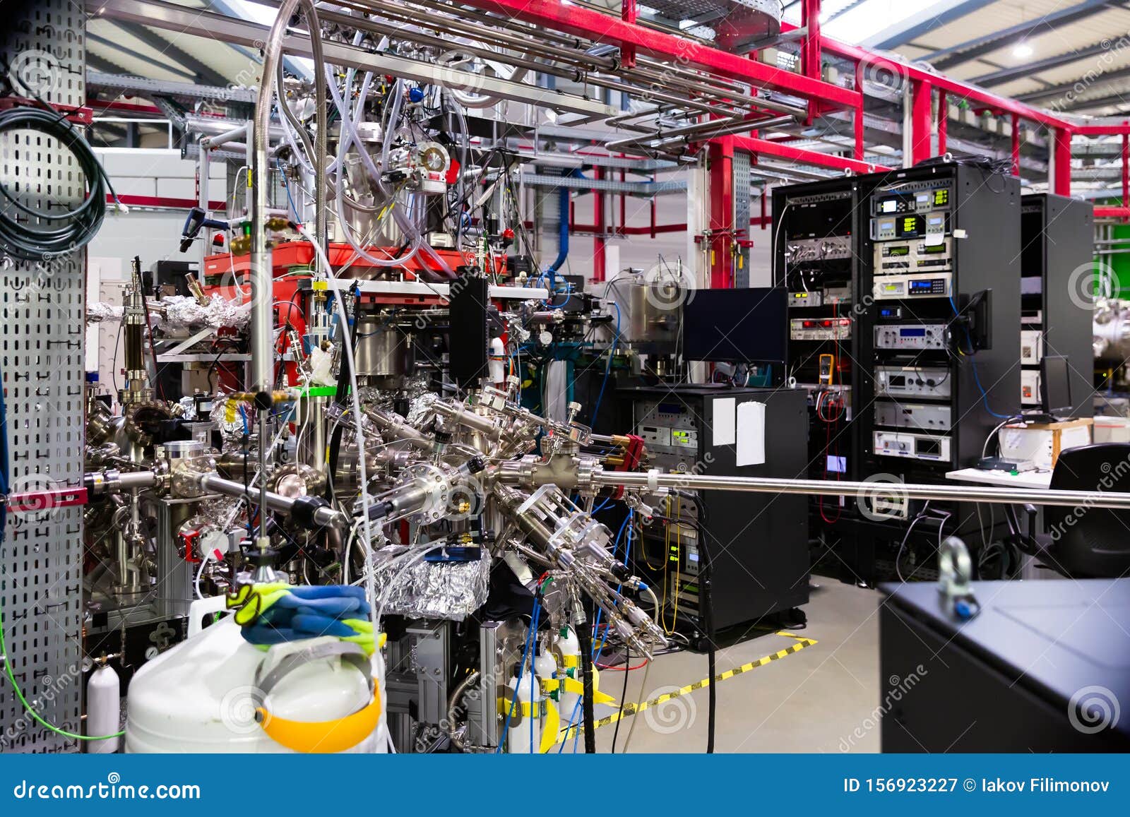 Experimental Stations in Scientific Research Center Stock Image - Image ...