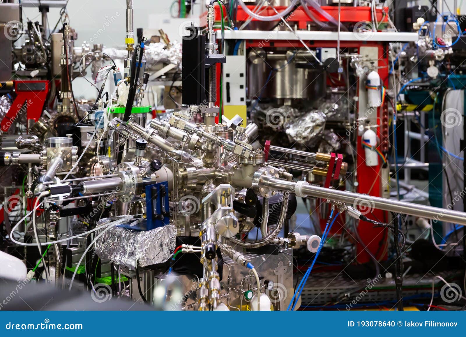 Experimental Stations in Scientific Research Center Stock Photo - Image ...