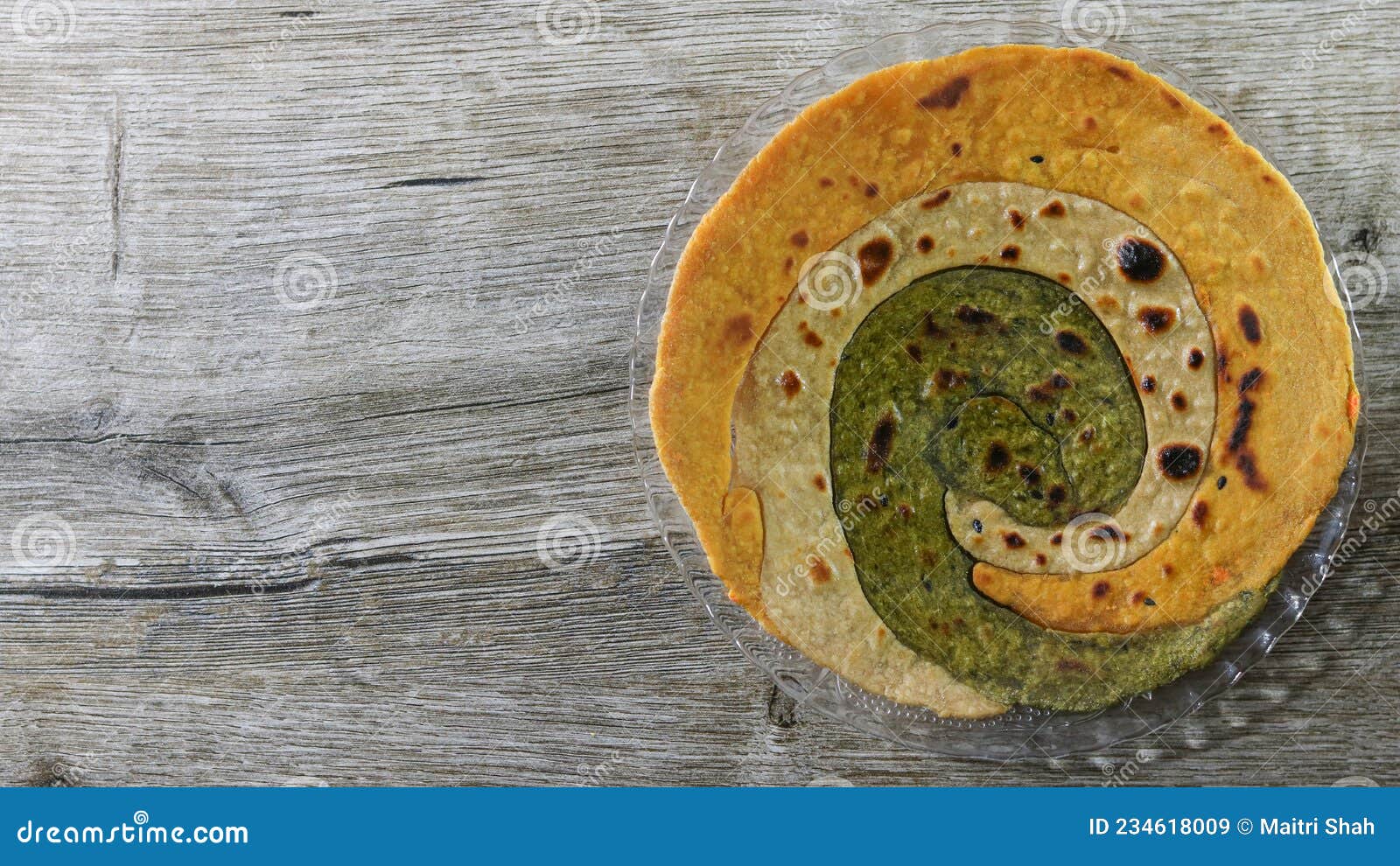 Experimental Tri Color Paratha for Indian Independence Day Stock Image ...