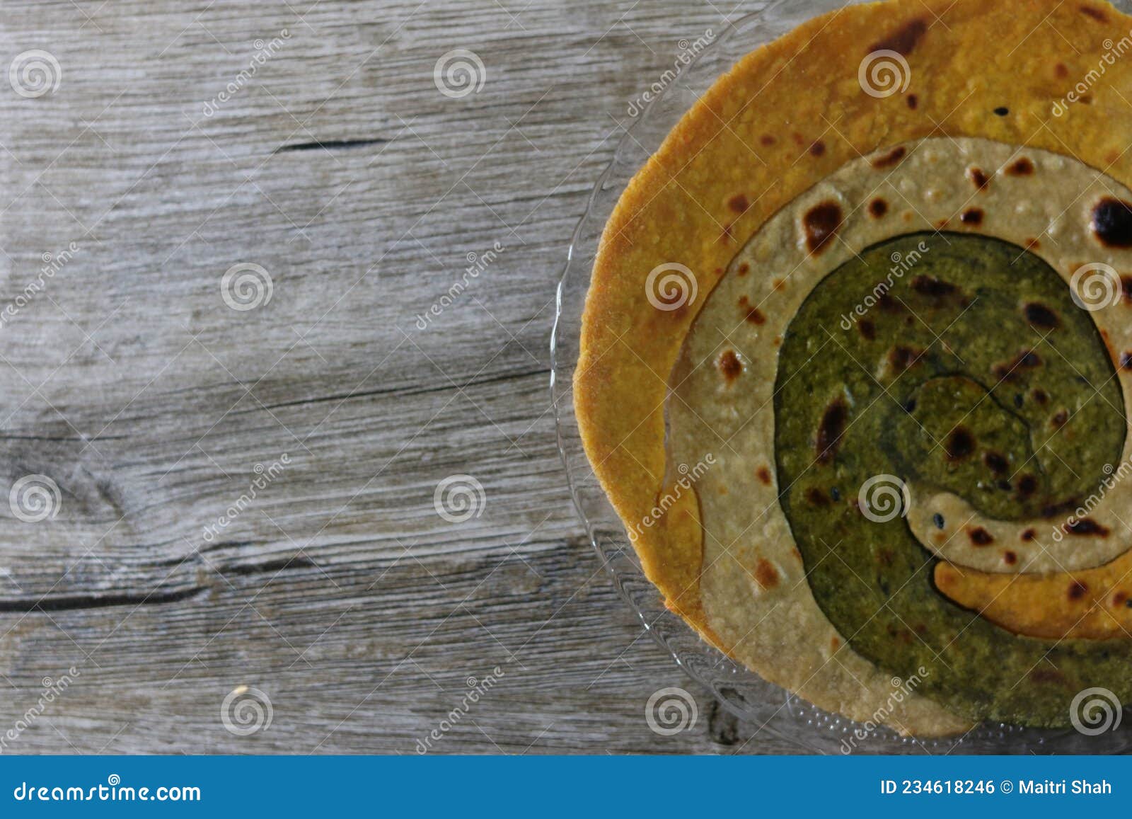 Experimental Tri Color Paratha For Indian Independence Day Stock Photo ...