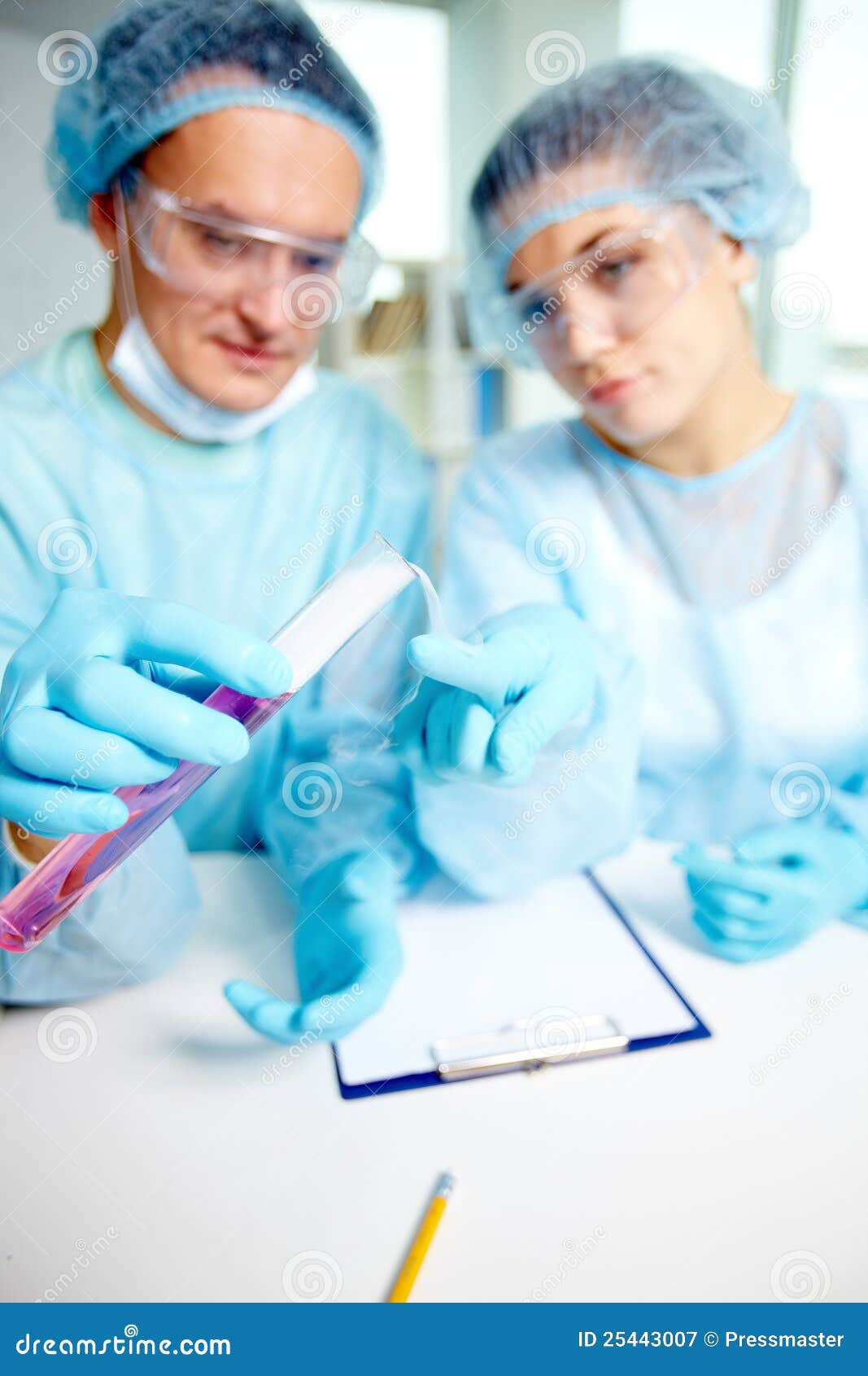 Experimenting With New Substance Stock Image Image Of Chemistry