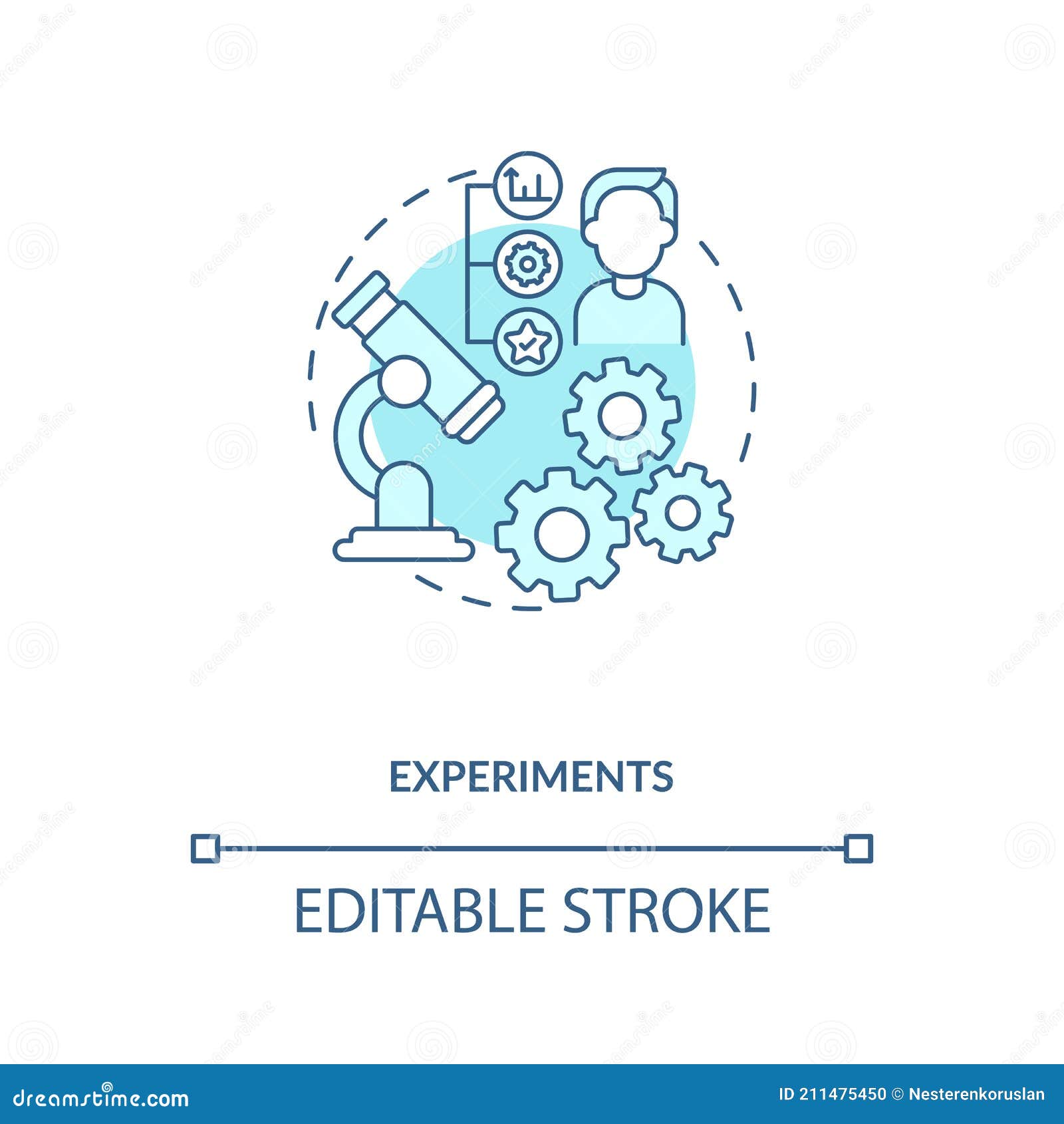 Experiments concept icon stock vector. Illustration of innovation ...