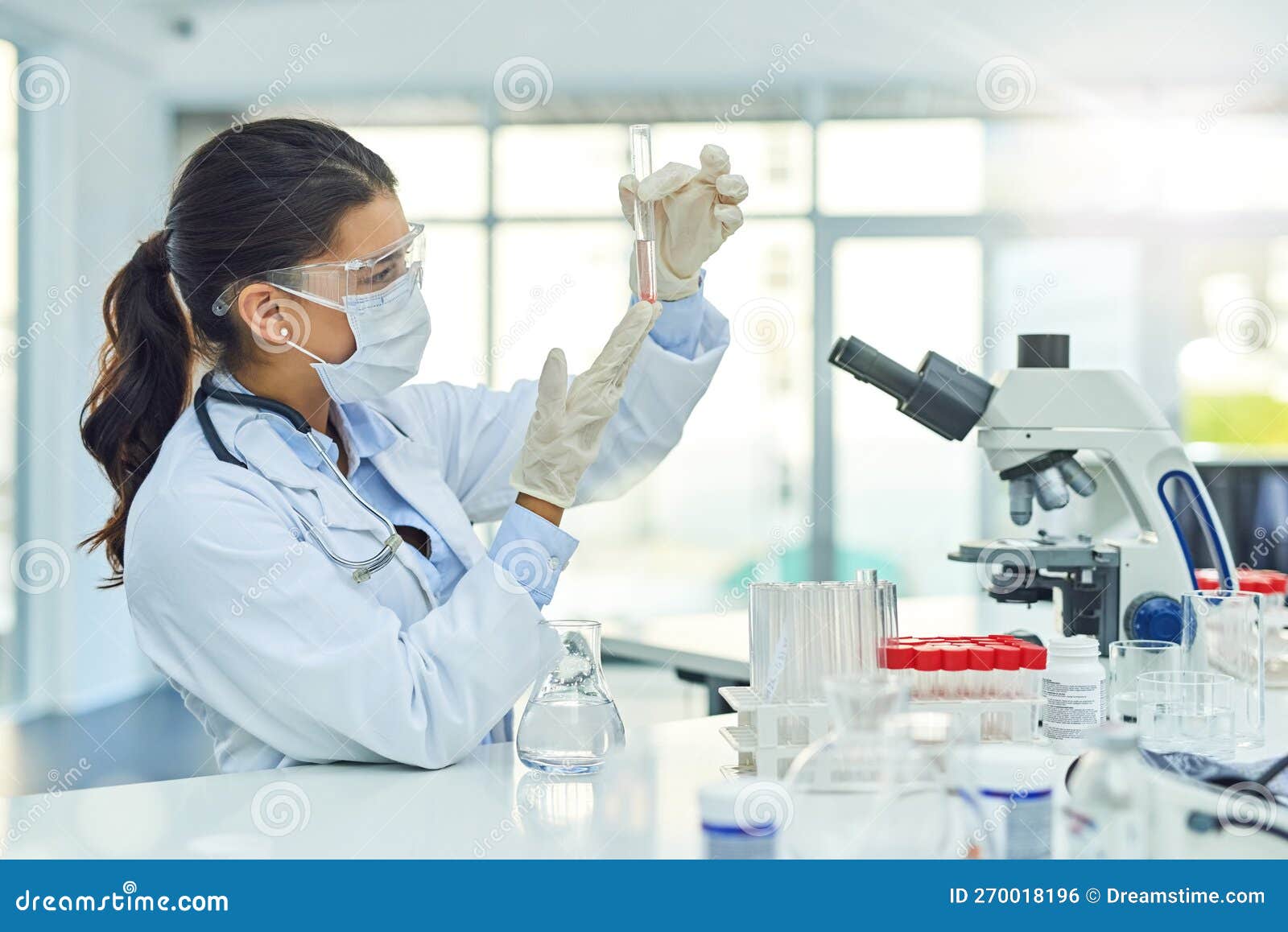 Experiments Help Build Better Insights. a Young Scientist Working in a ...