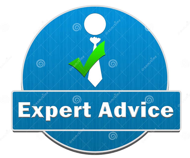 Expert Advice Circle stock illustration. Illustration of white - 46905922