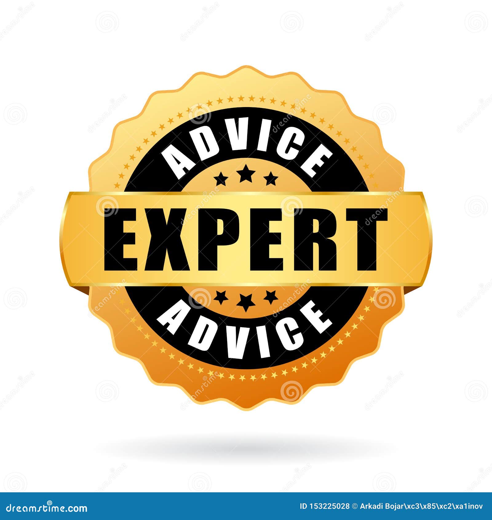 Expert Advise In Blue White Banner - Letters And Block Royalty-Free ...