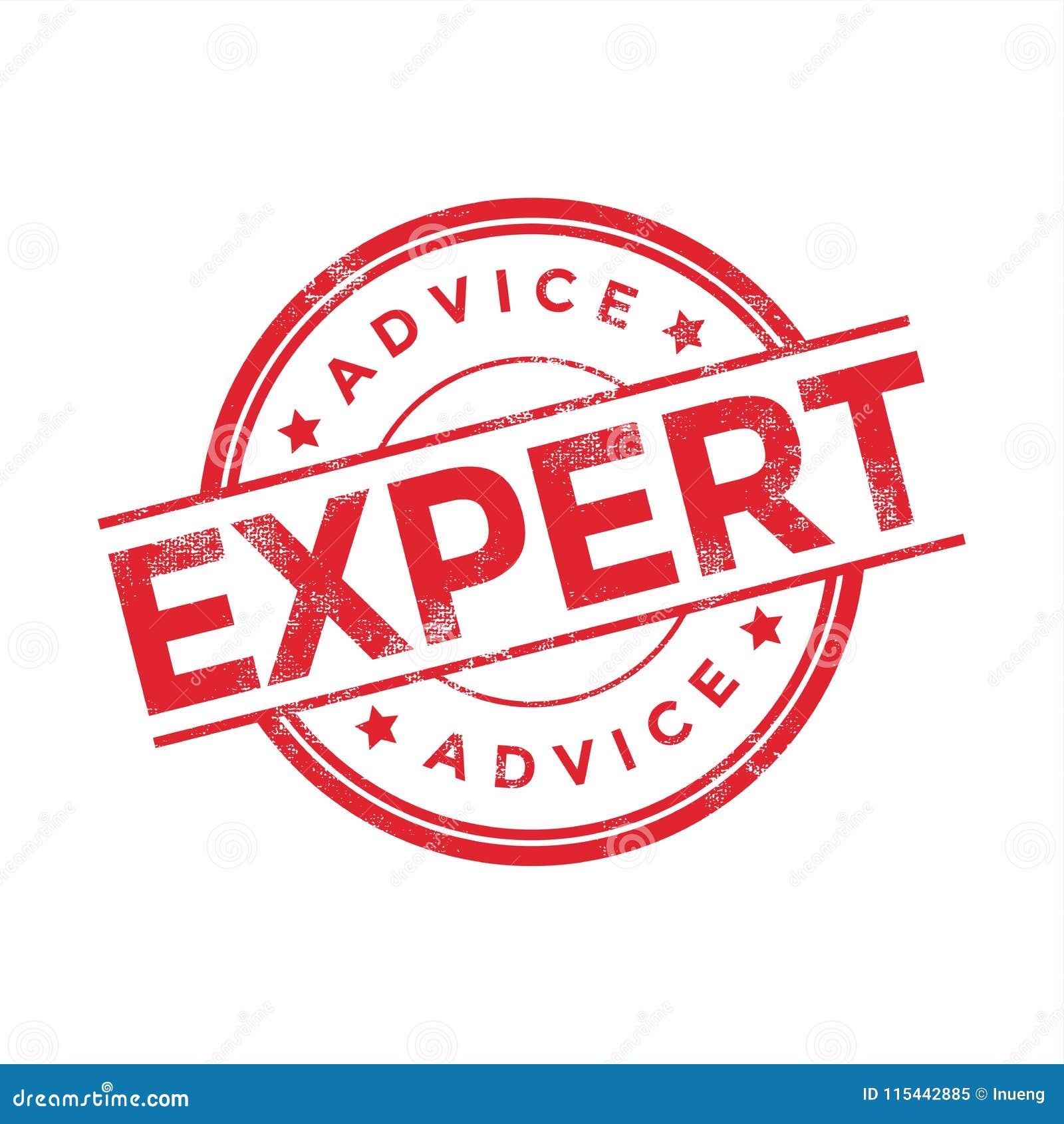 Expert Advice Red Rubber Stamp. Stock Vector - Illustration of advise ...