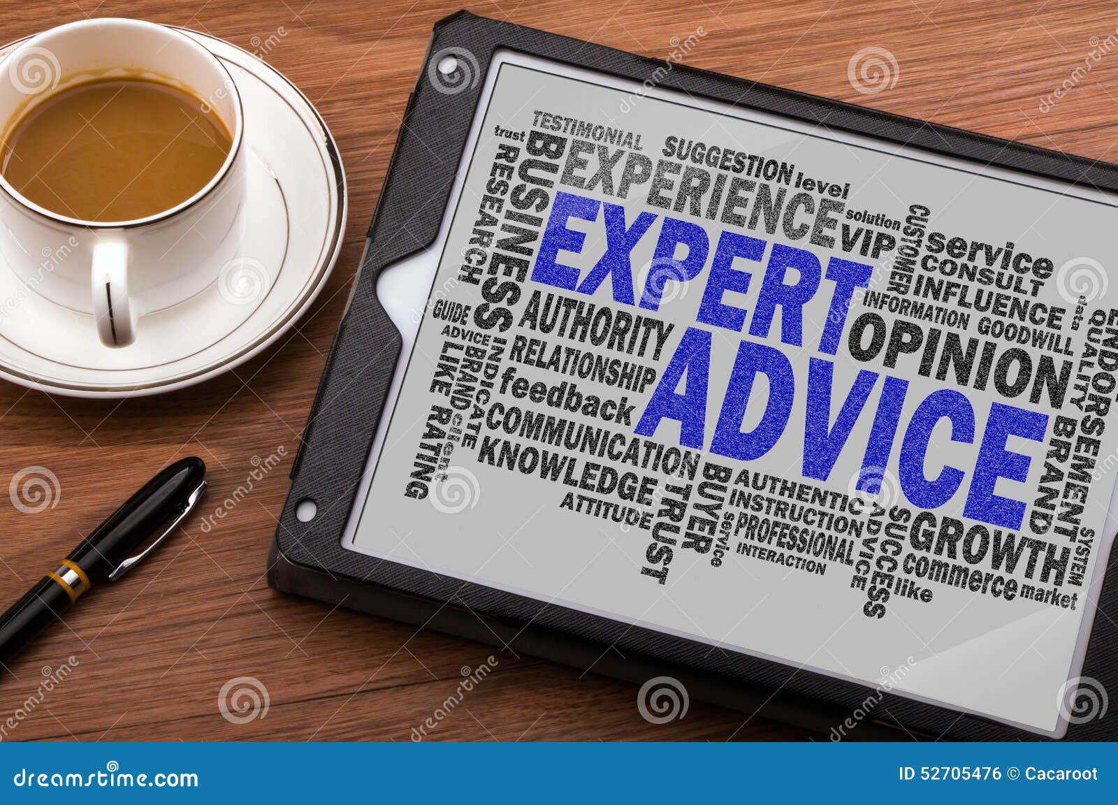 Expert advice word cloud stock photo. Image of information - 52705476