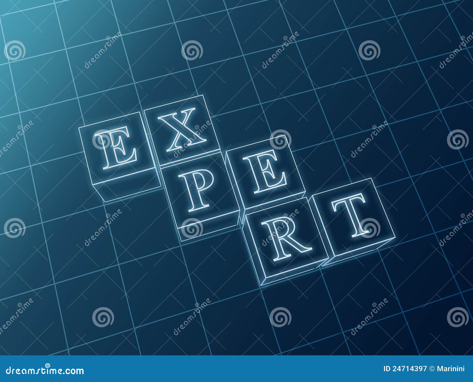Expert blueprint stock illustration. Illustration of fellowship - 24714397