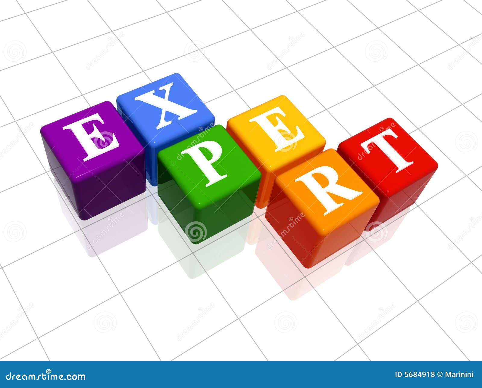 Expert in colour stock illustration. Illustration of leader - 5684918