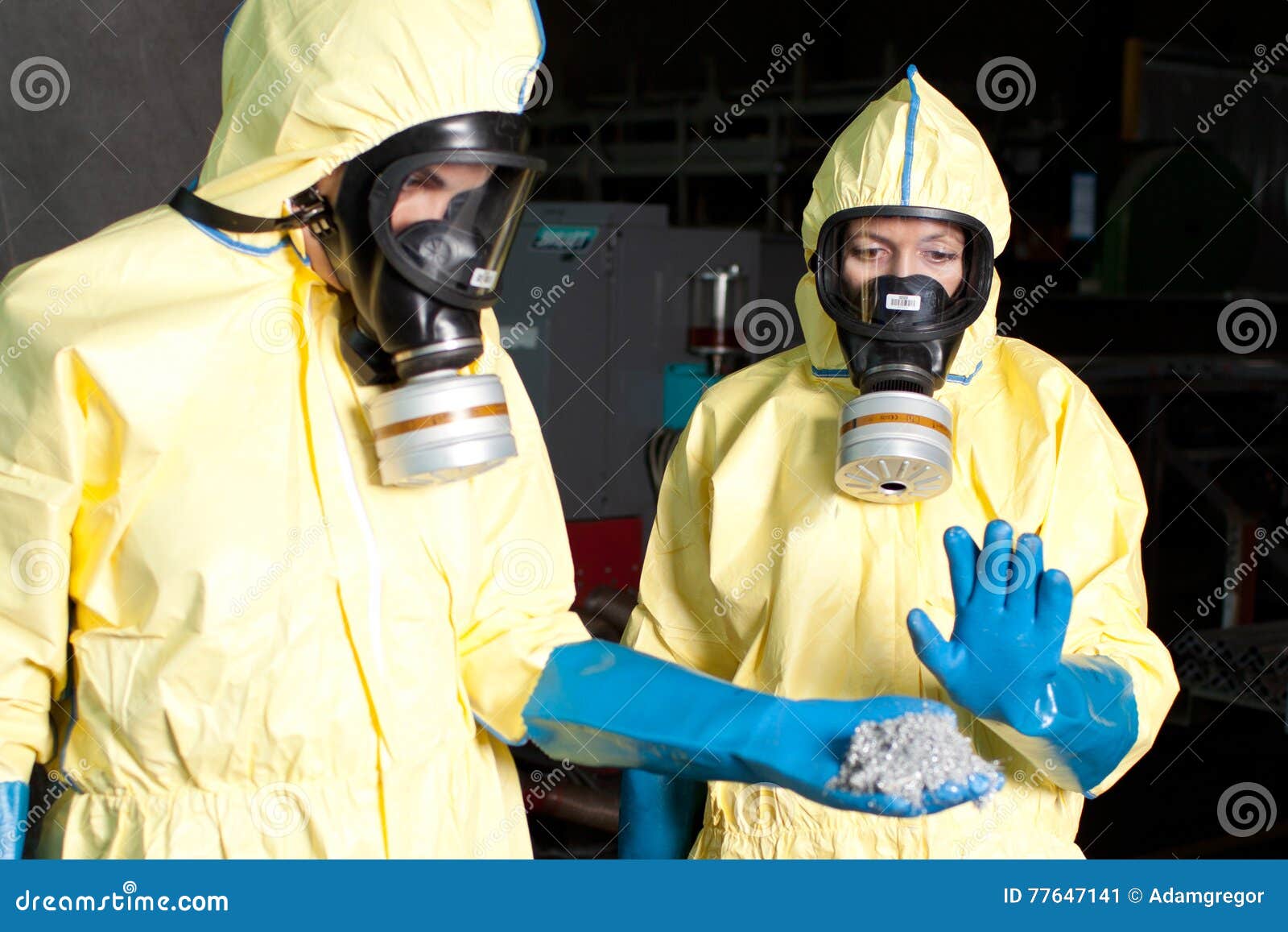 Expert disposing biohazard stock image. Image of female - 77647141
