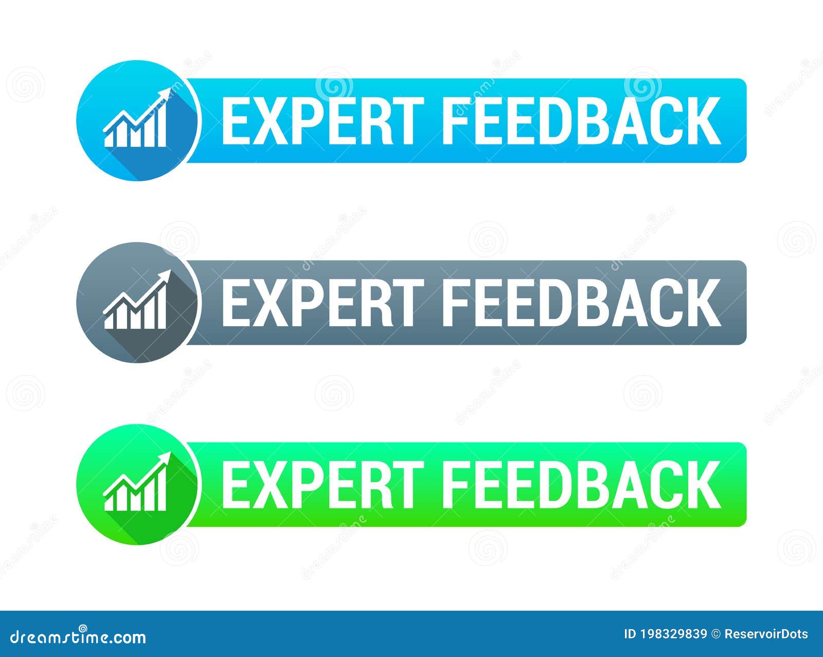 Expert Feedback Banner Vector Stock Vector - Illustration of business ...