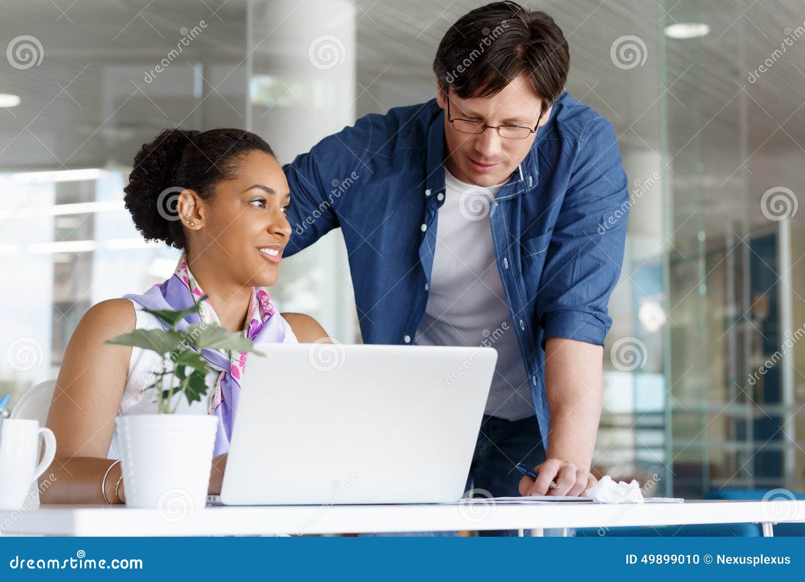 Expert is Ready To Help with Her Work Stock Photo - Image of office ...