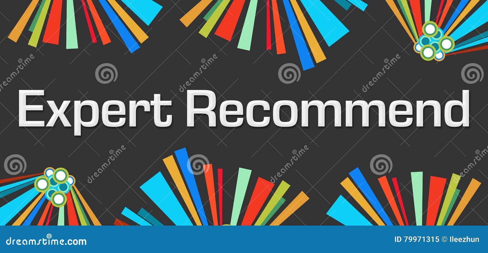 Expert Recommend Dark Colorful Elements Stock Illustration ...