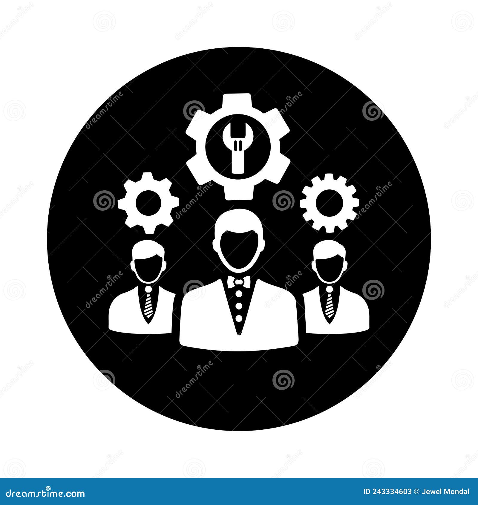 Expert, Specialist, Support Team Icon. Black Vector Sketch Stock Vector ...