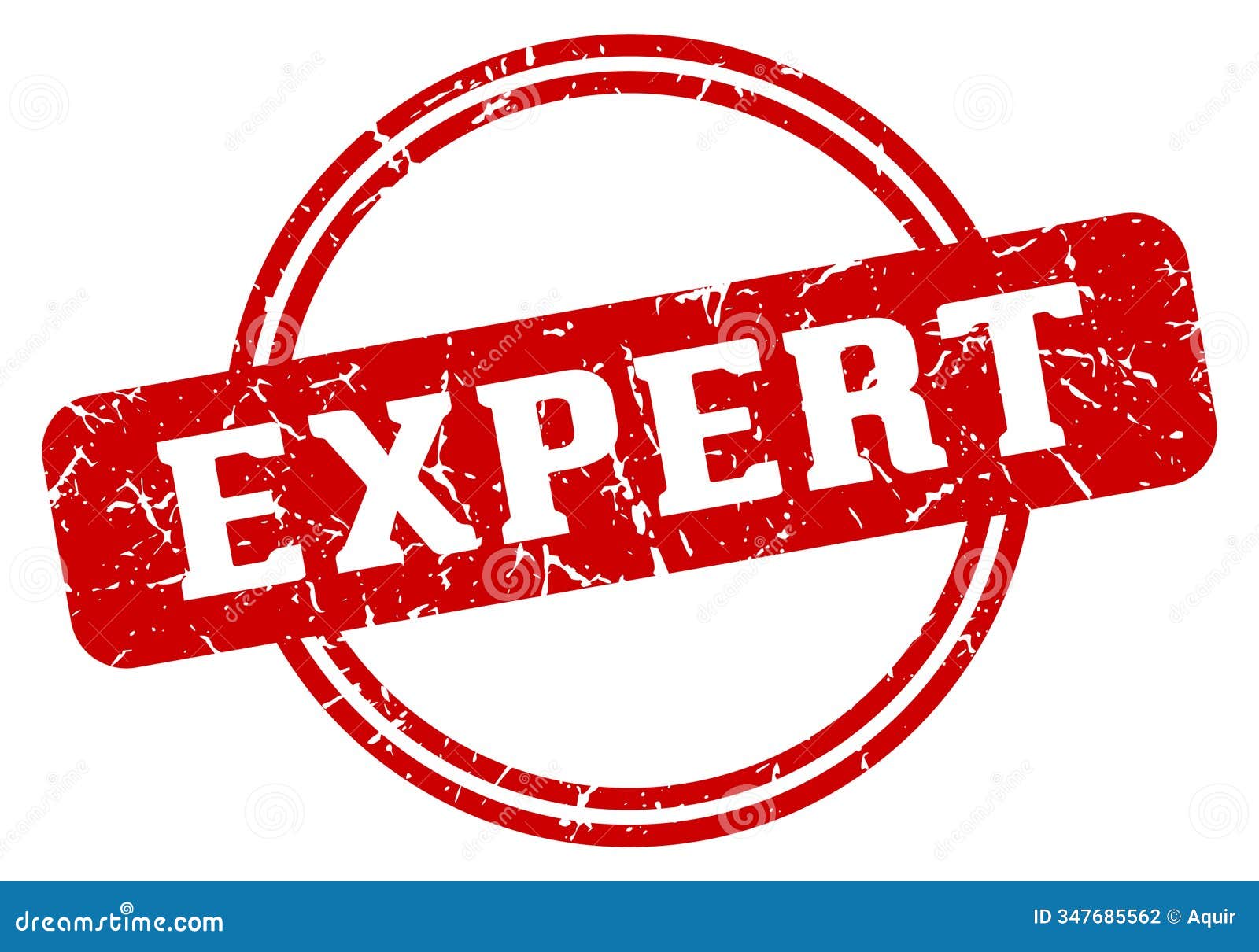 Expert stamp stock vector. Illustration of graphic, white - 347685562