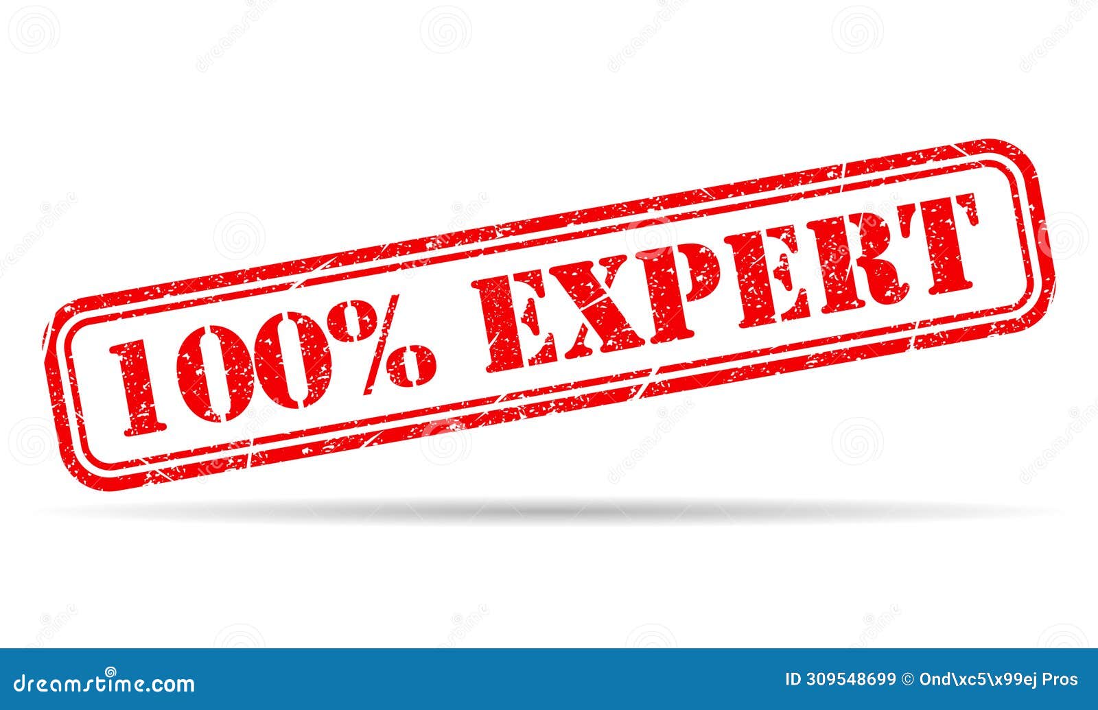 Expert 100 Stamp Shadow Symbol, Label Sticker Sign Button, Text Banner ...