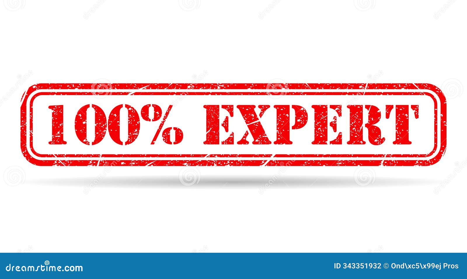 Expert 100 Stamp Shadow Symbol, Label Sticker Sign Button, Text Banner ...