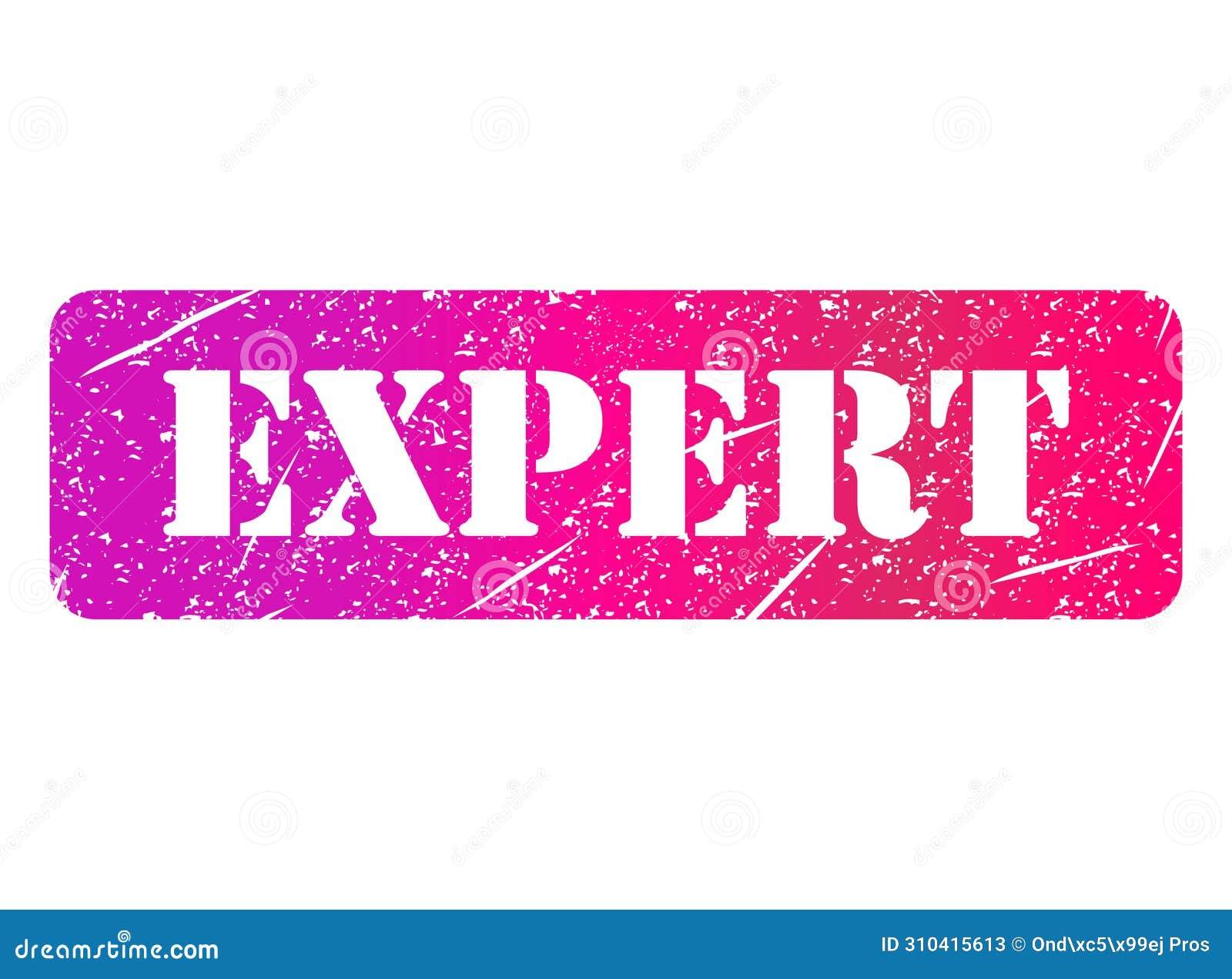 Expert Stamp Symbol, Label Sticker Sign Button, Text Banner Vector ...