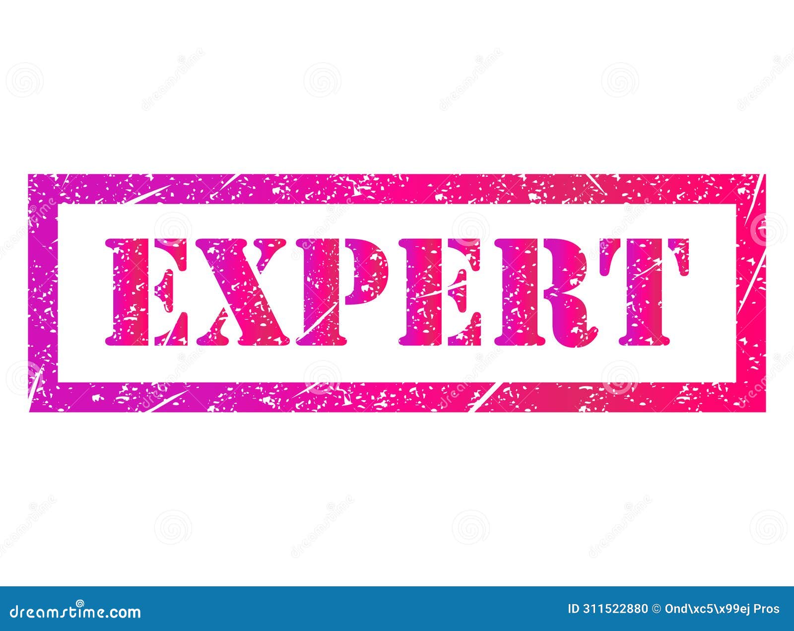 Expert Stamp Symbol, Label Sticker Sign Button, Text Banner Vector ...