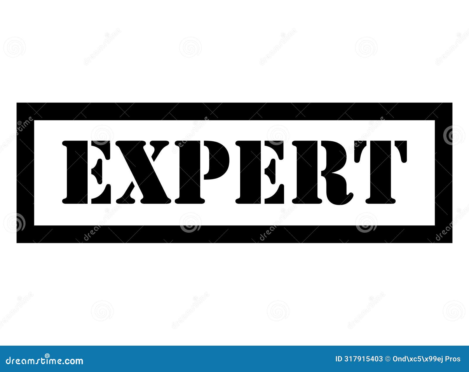 Expert Stamp Symbol, Label Sticker Sign Button, Text Banner Vector ...