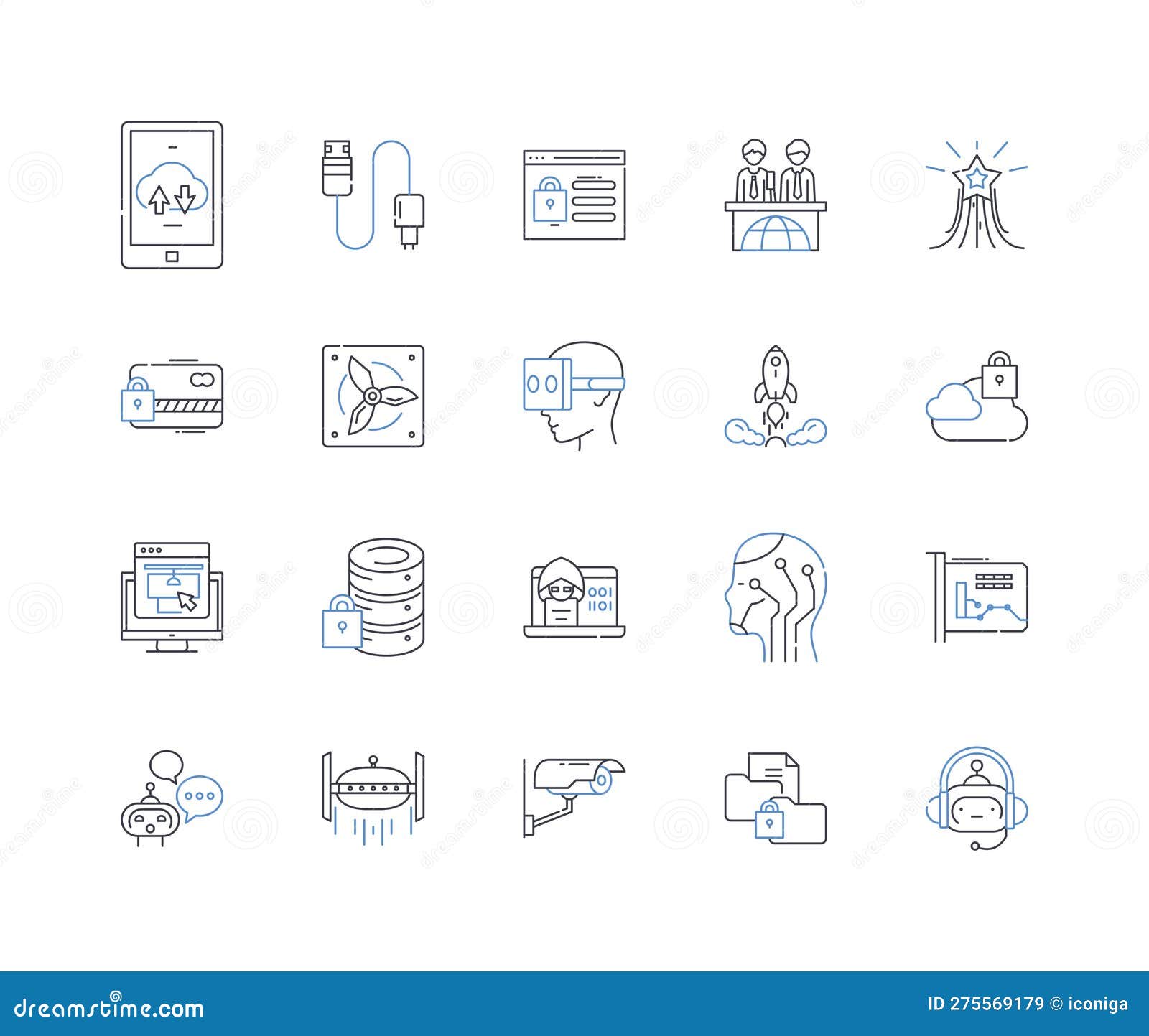 Expert Systems Line Icons Collection. Intelligence, Machine, Logic ... Expert Systems Line Icons Collection. Intelligence, Machine, Logic ...