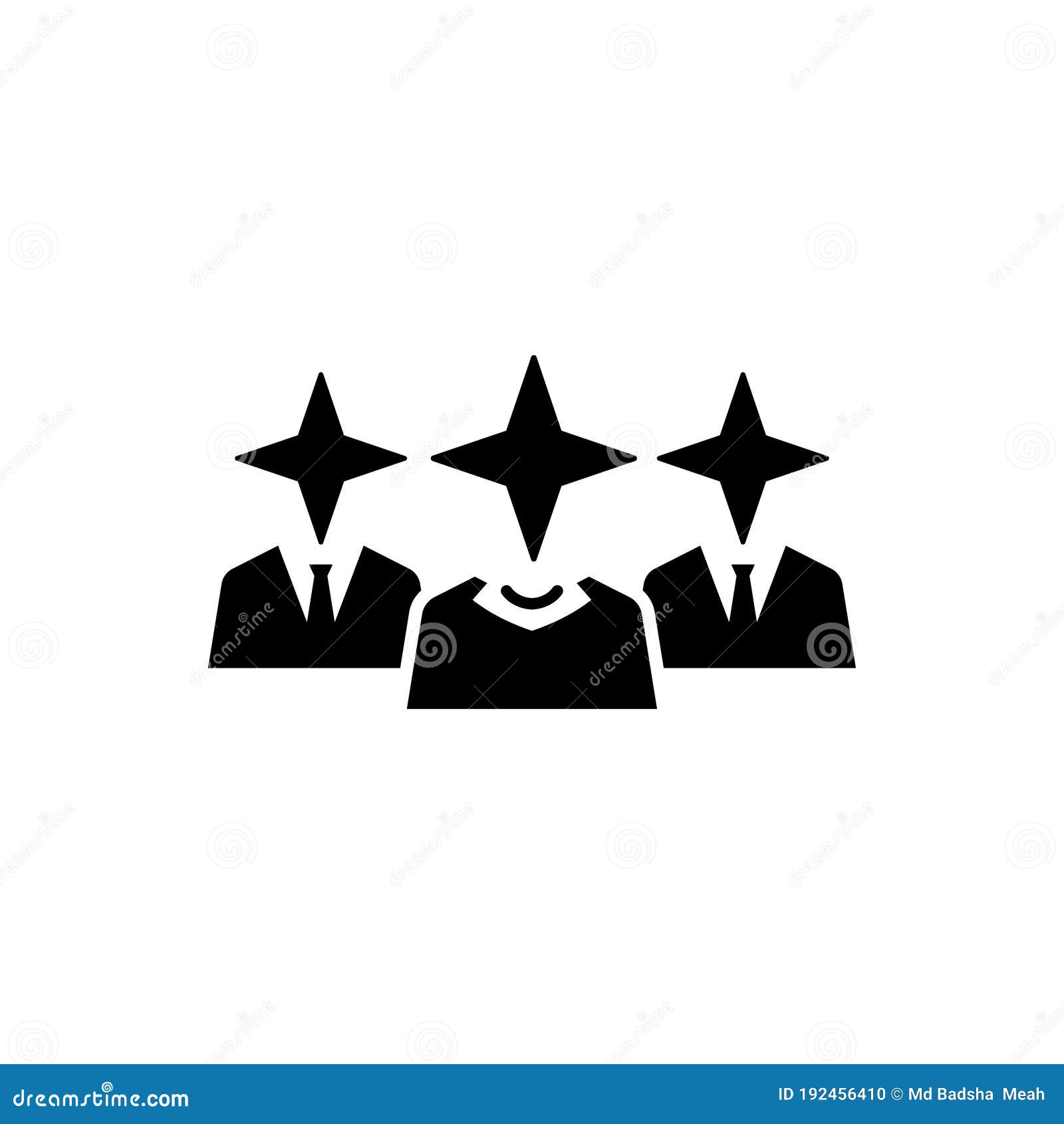 Expert Team Icon stock vector. Illustration of team - 192456410