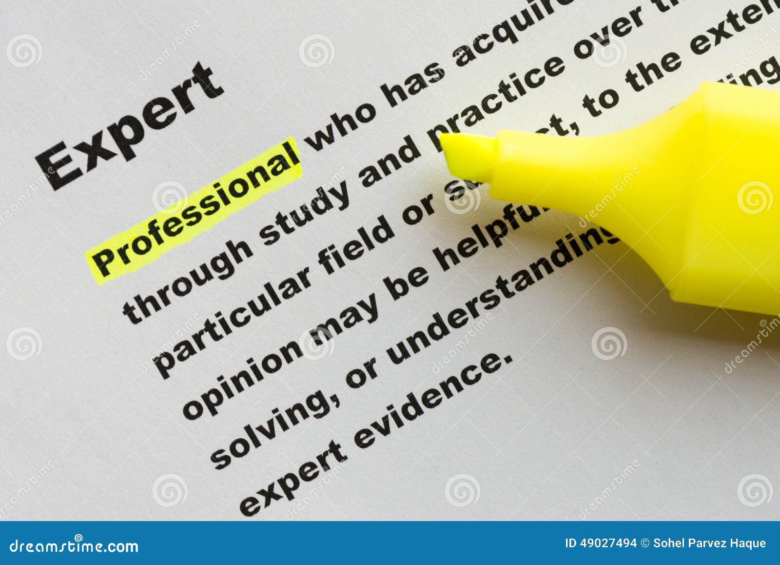 Expert word stock photo. Image of single, efficiency - 49027494