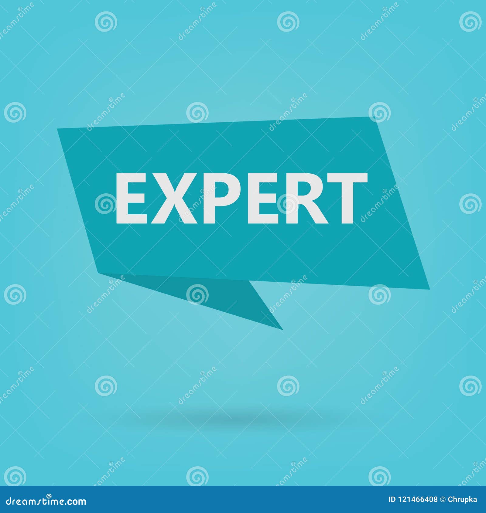 Expert word on sticker stock vector. Illustration of design - 121466408