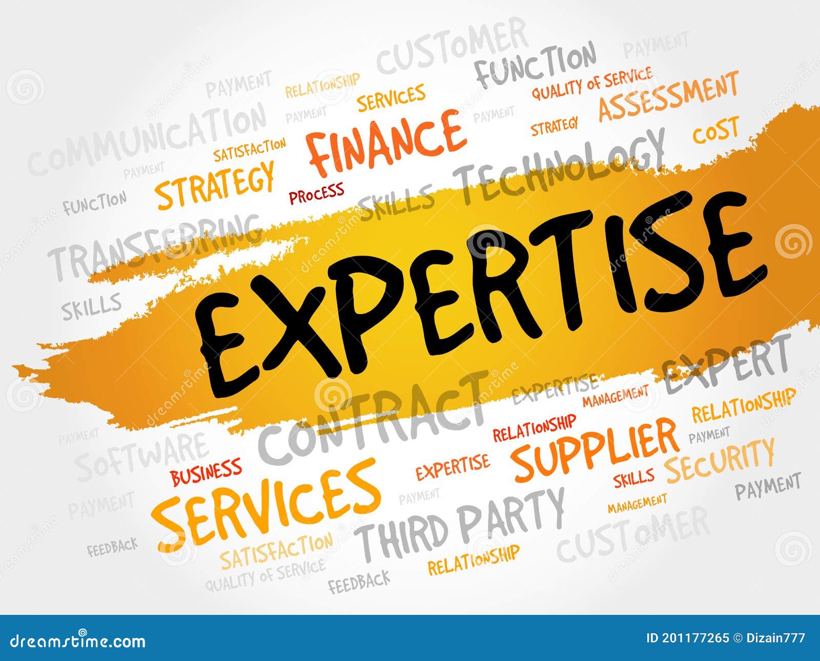 Expertise word cloud stock illustration. Illustration of management ...