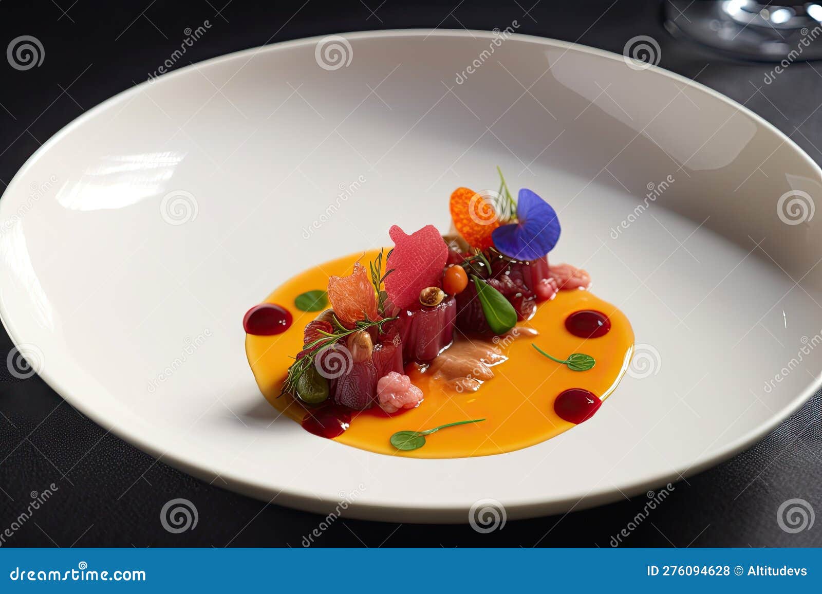 Expertly Prepared Dish with Delicate Balance of Flavors and Textures ...
