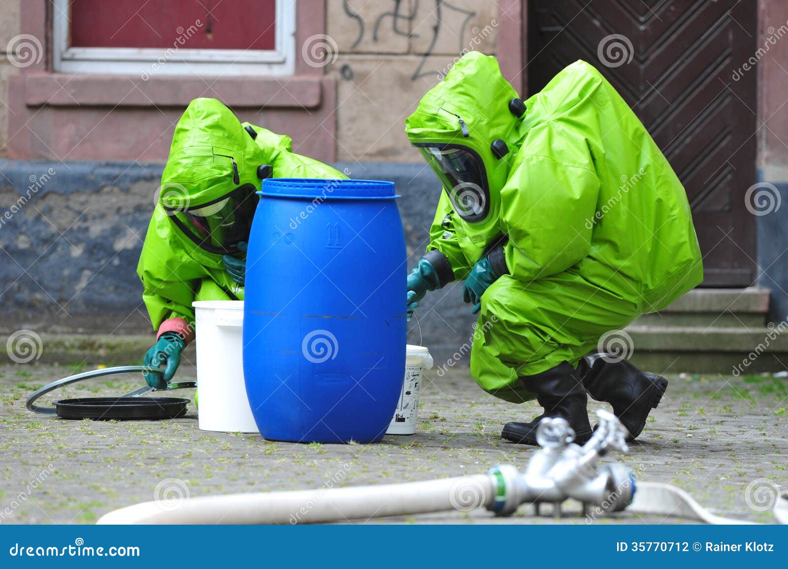 Experts Investigating Chemical Accident Stock Photo - Image of ...
