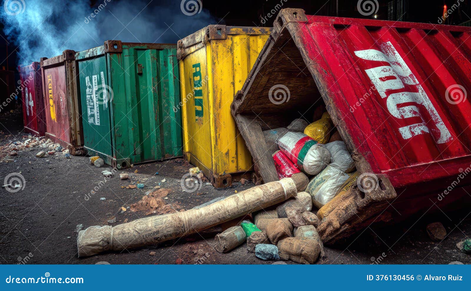 A Decaying Shipping Container In Neglect A Solemn Relic Of A Nautical ...