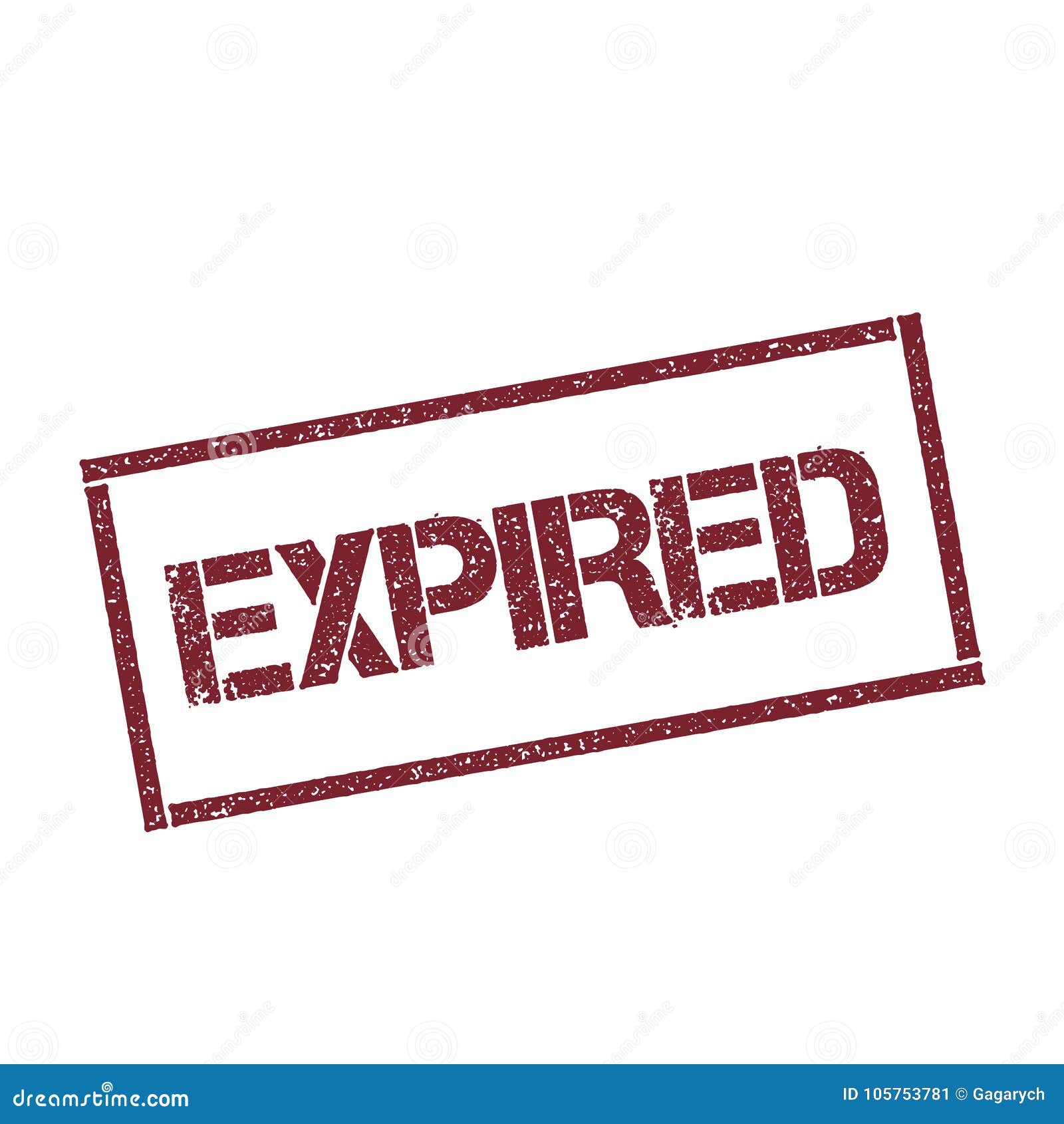 Expired Rectangular Sign. Expired Stamp Vector Illustration ...