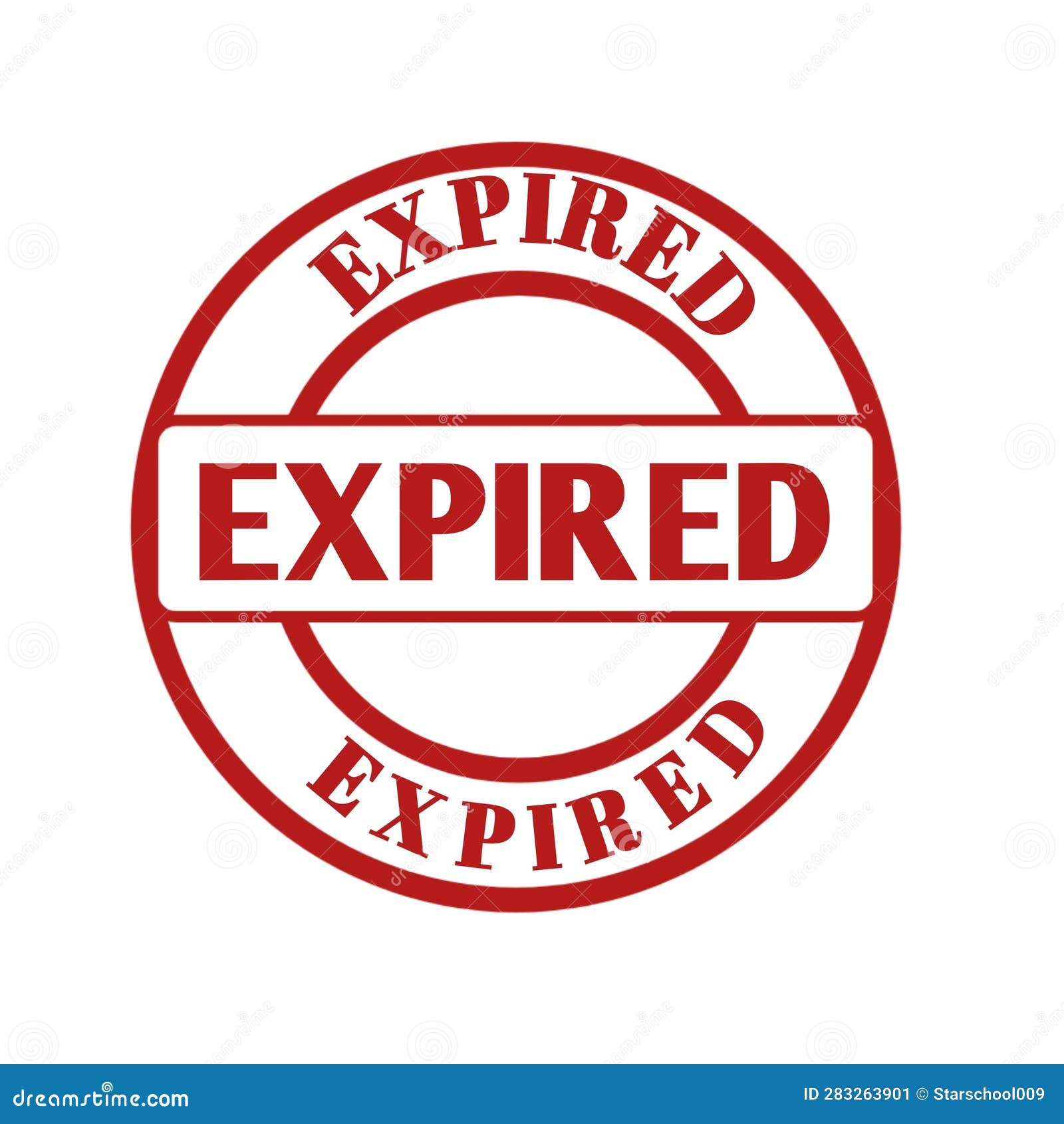 EXPIRED round stamp. stock illustration. Illustration of label - 283263901