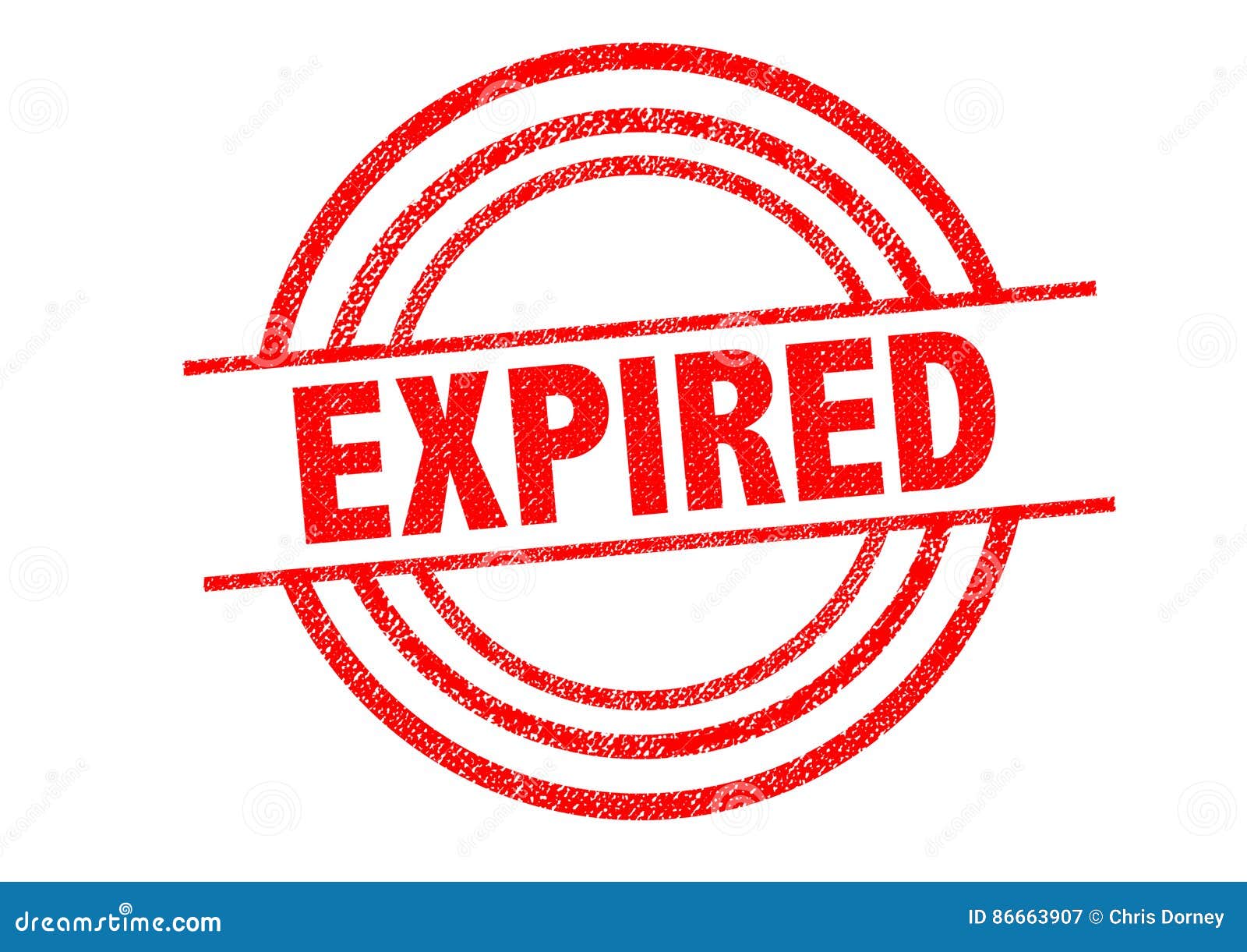 Expired Rubber Stamp And End Date, Time-bound And Limited Time Cartoon ...