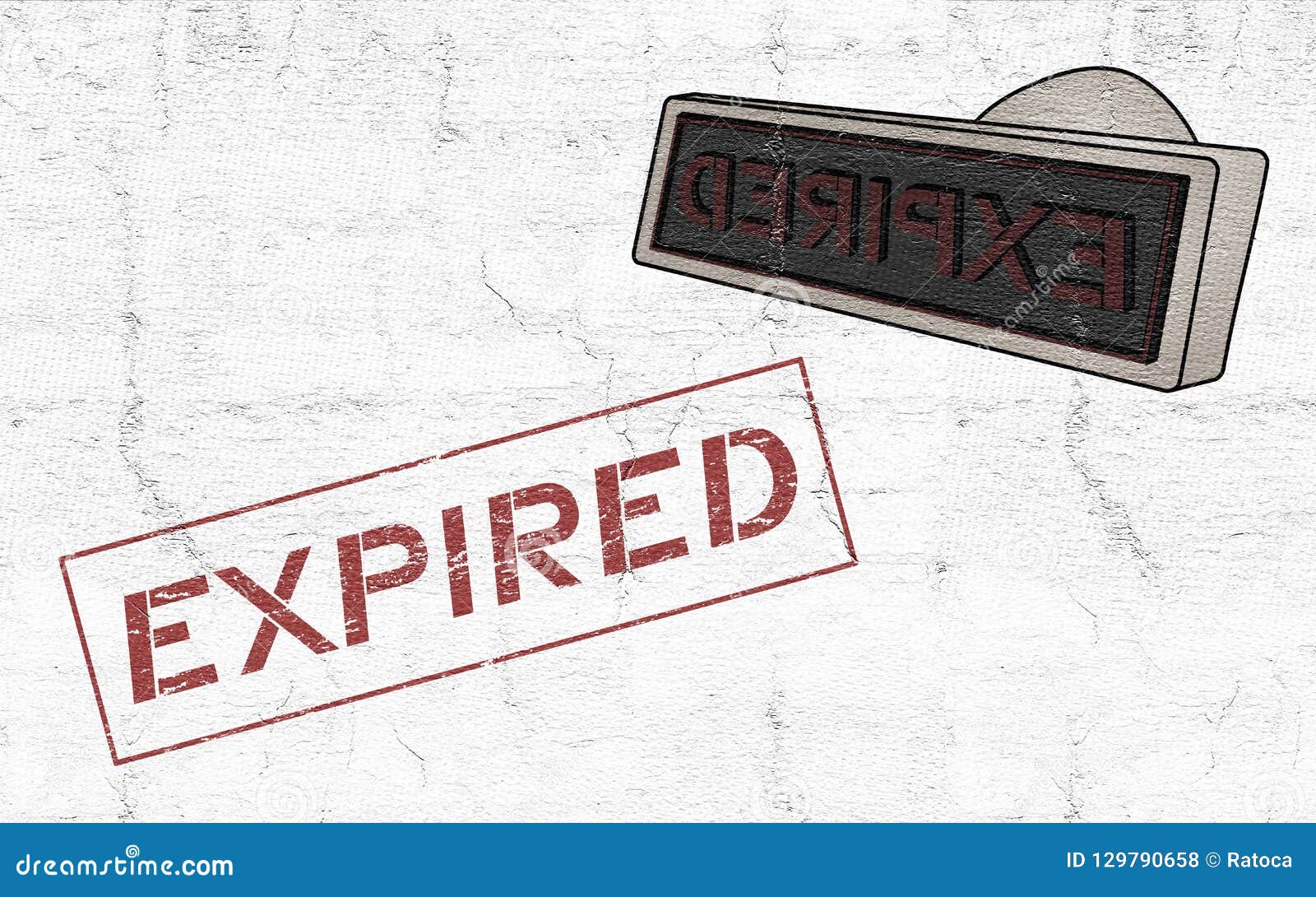 Expired sign stock illustration. Illustration of sign - 129790658