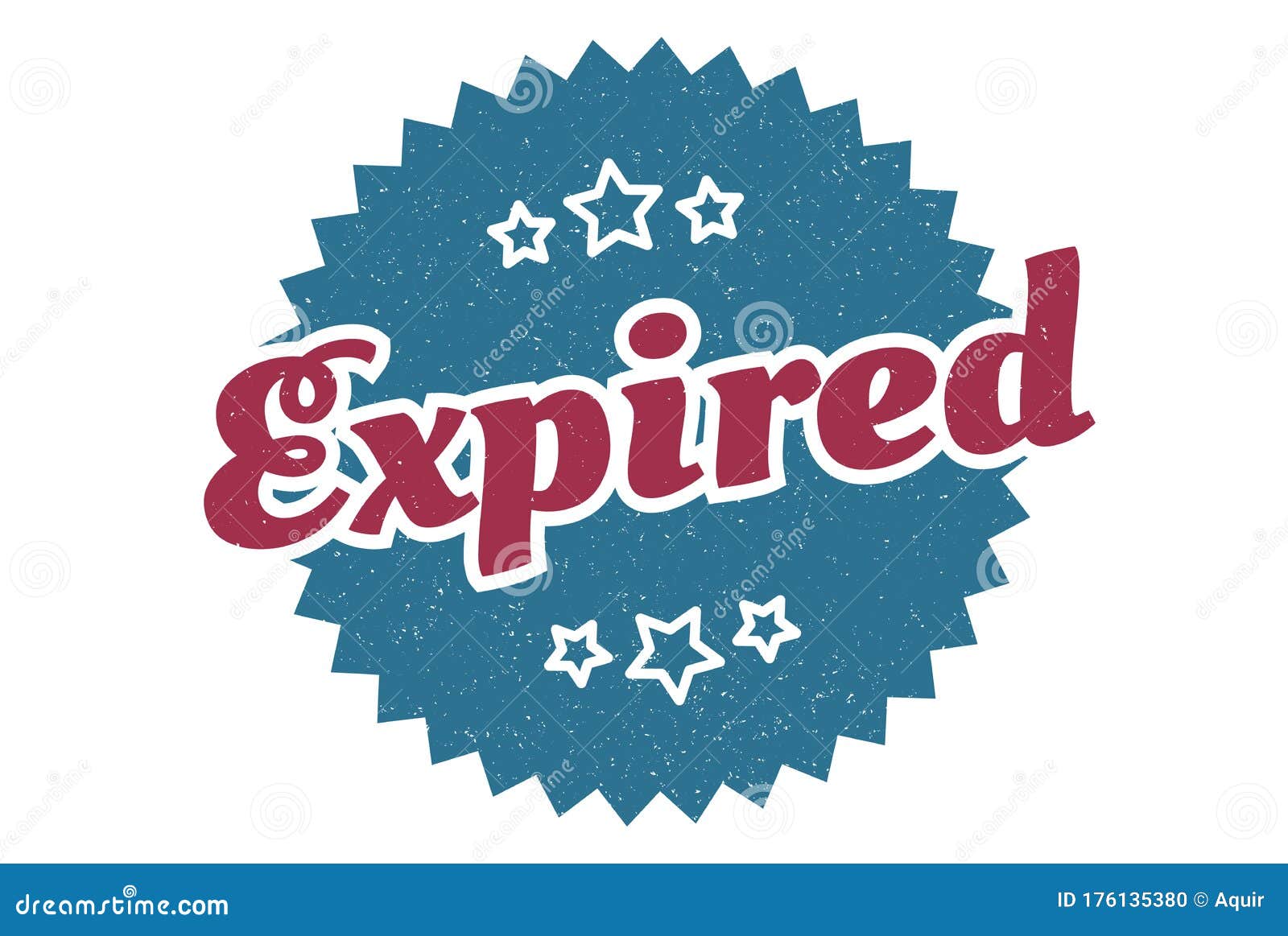 Expired Sign. Expired Vintage Retro Label Stock Vector - Illustration ...