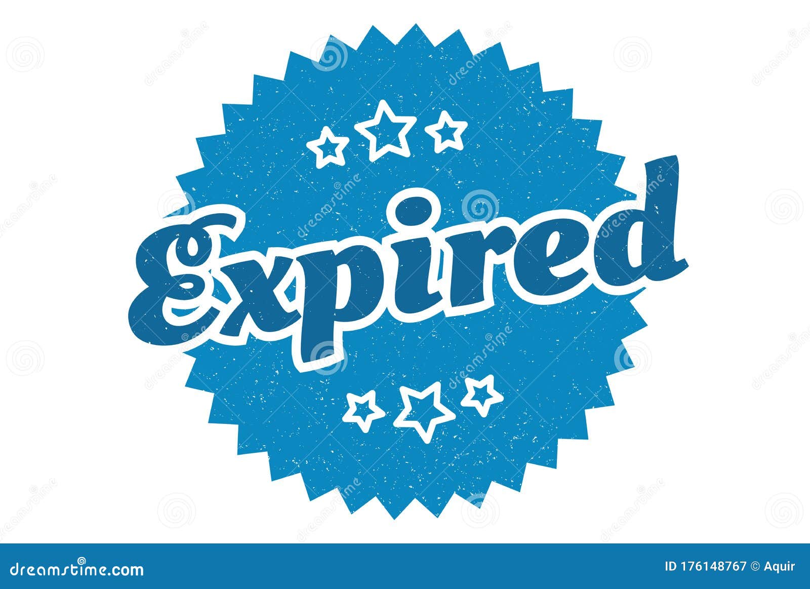 Expired Sign. Expired Vintage Retro Label Stock Vector - Illustration ...