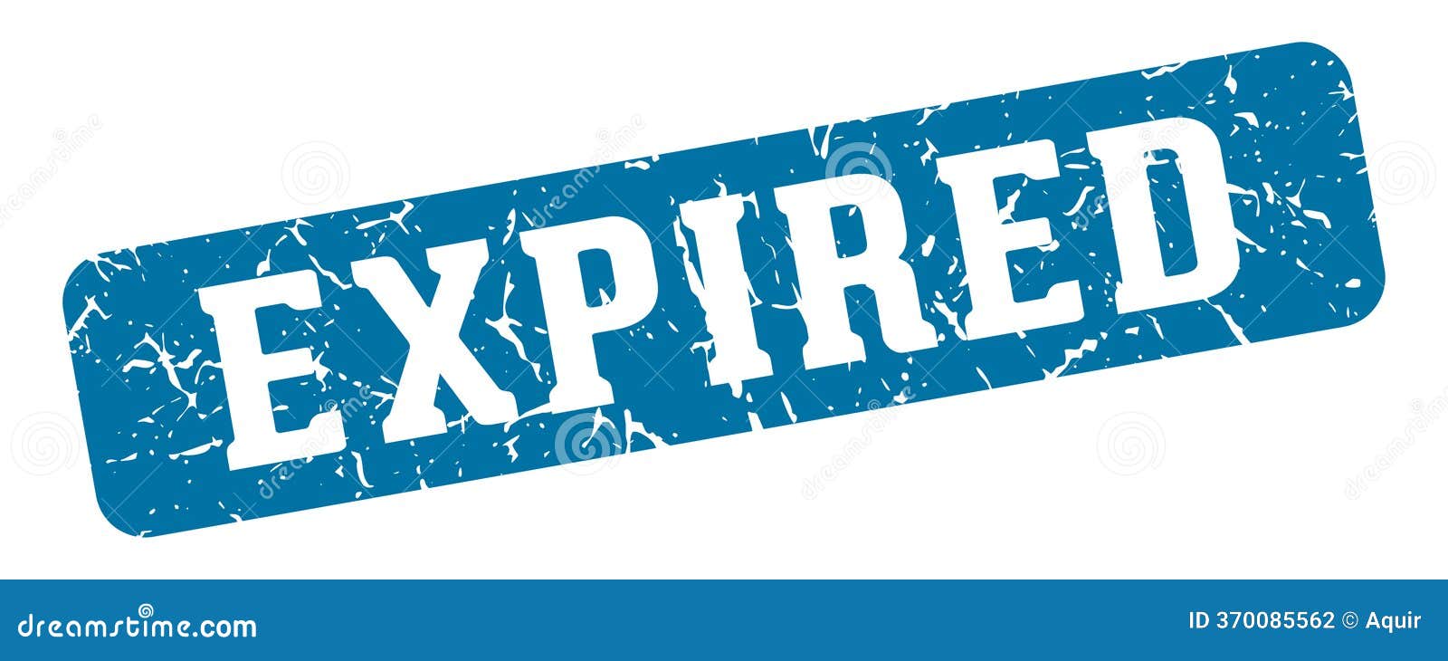 Expired Rectangular Sign. Expired Stamp Vector Illustration ...