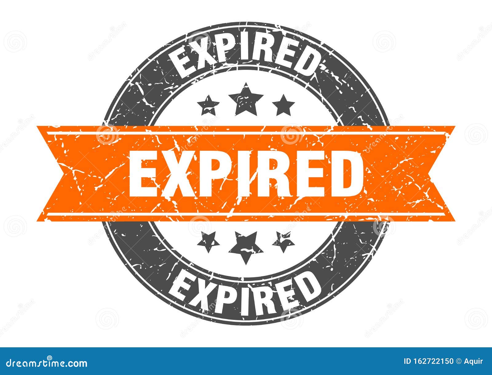 Expired stamp stock vector. Illustration of banner, round - 162722150